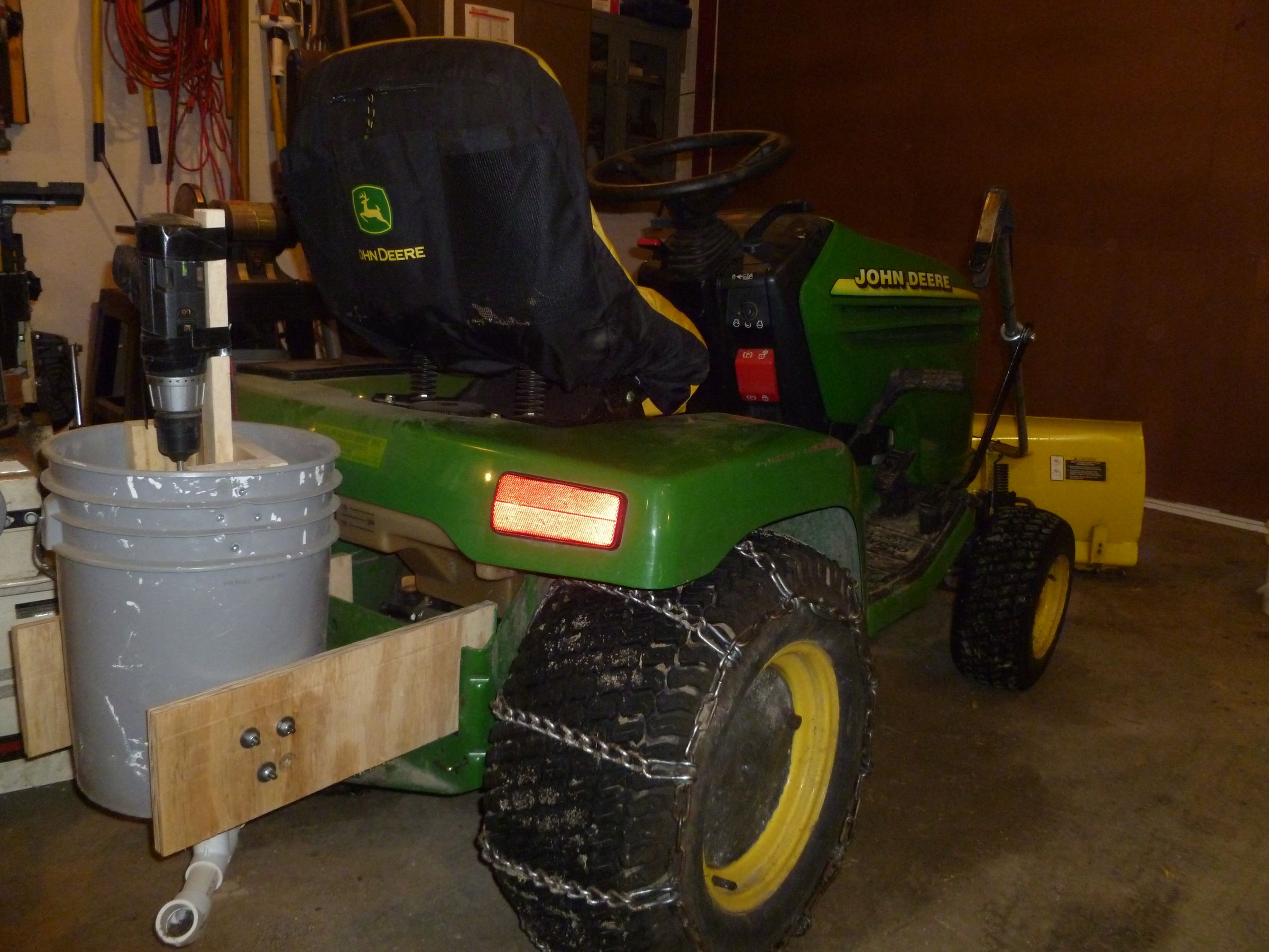 Electric Sand or Salt Spreader for Your Truck or Tractor From Junk : 17 ...