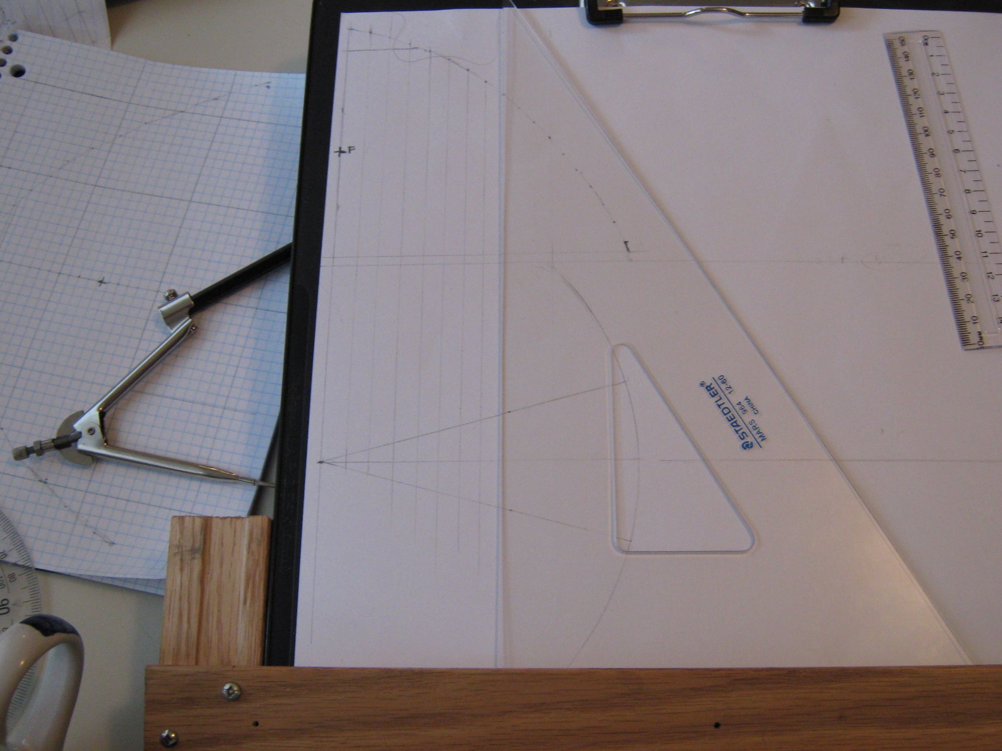 "Compound" Parabolic Solar Cooker, Make a Template With Technical ...
