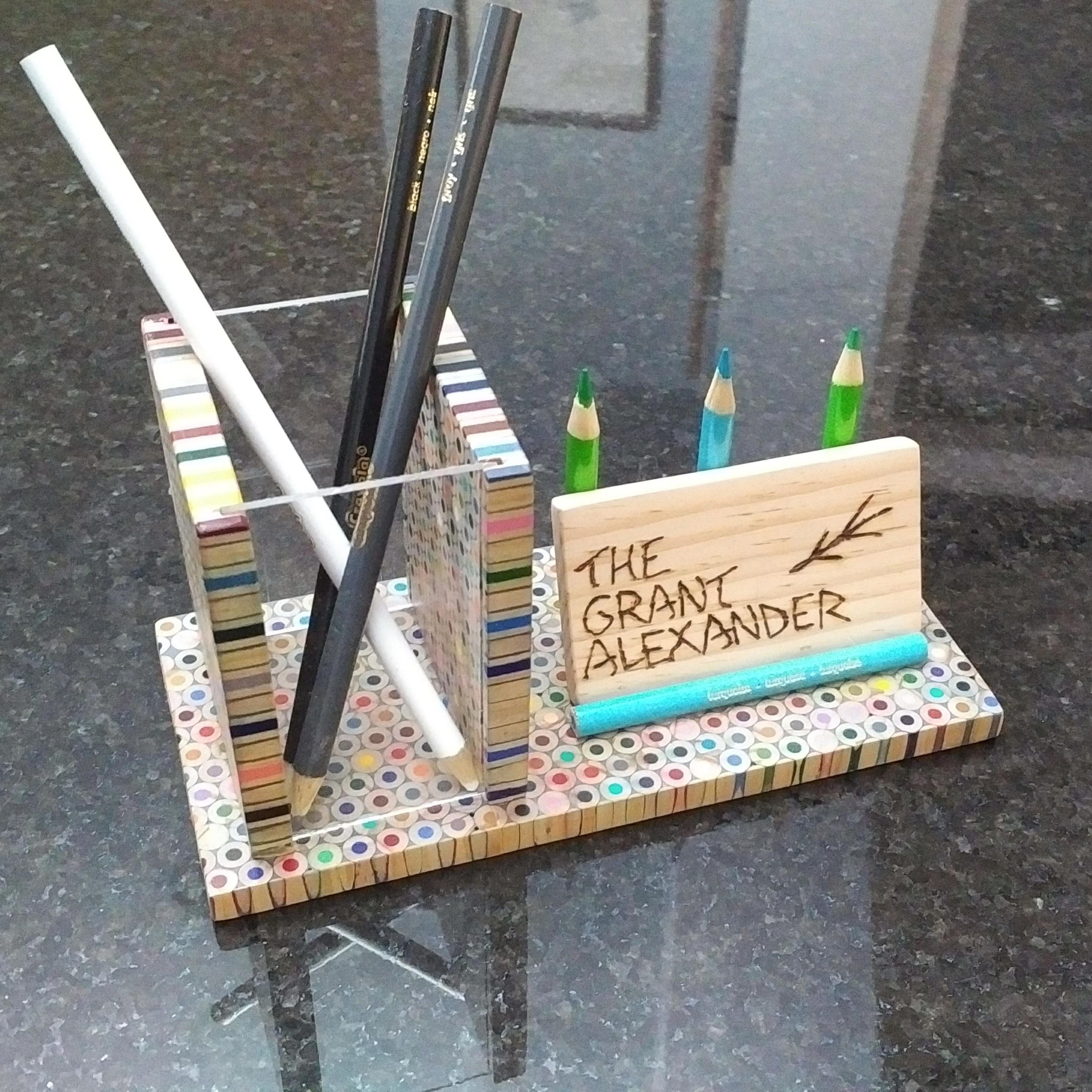 100 Colored Pencil Desk Organizer : 22 Steps (with Pictures ...