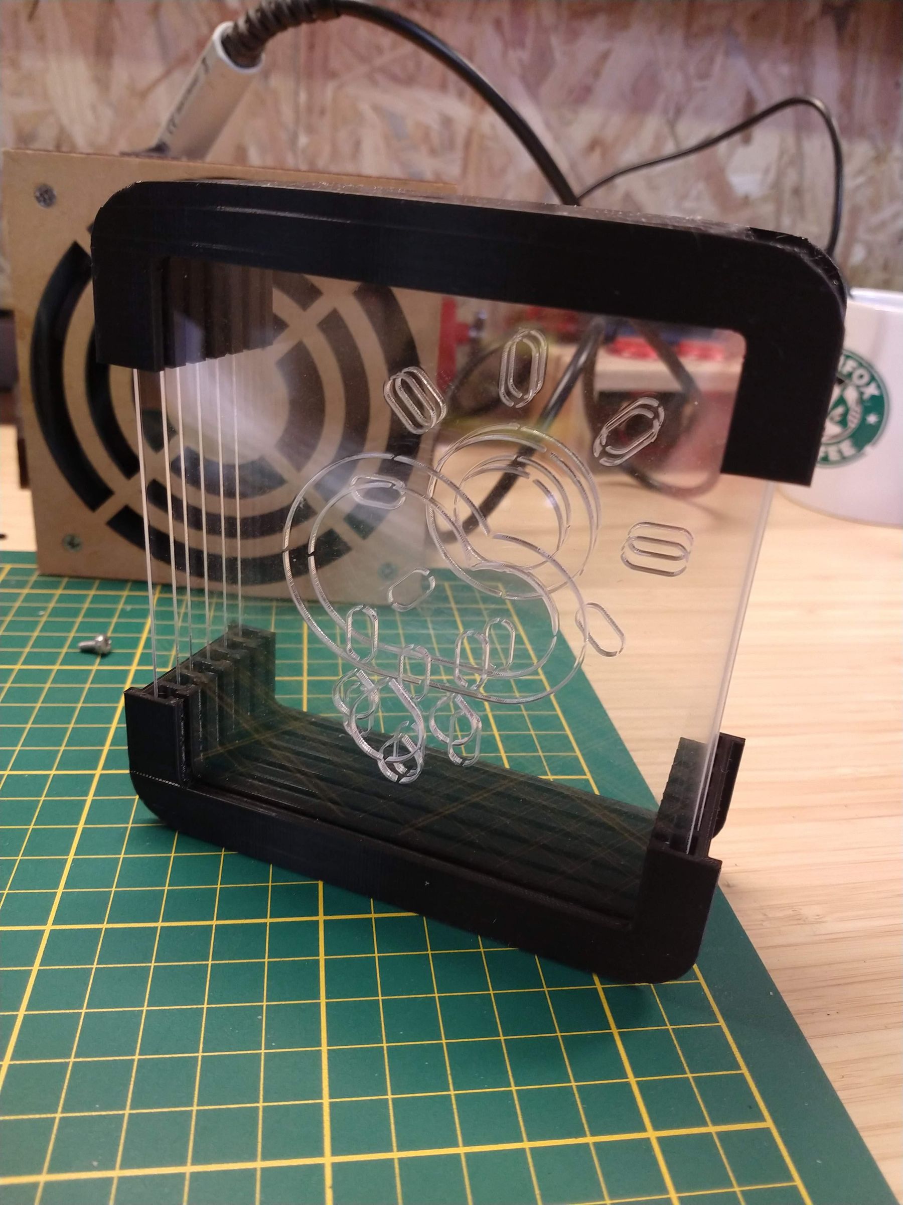 WeatherCube, an Edge-lit 6 Day Weather Forecast : 7 Steps (with Pictures) - Instructables