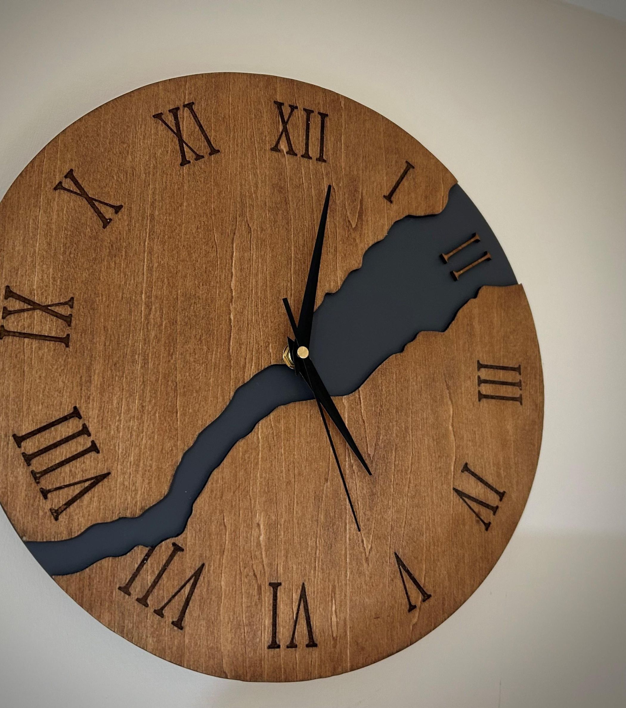 Acrylic and Wood River Clock : 7 Steps (with Pictures) - Instructables