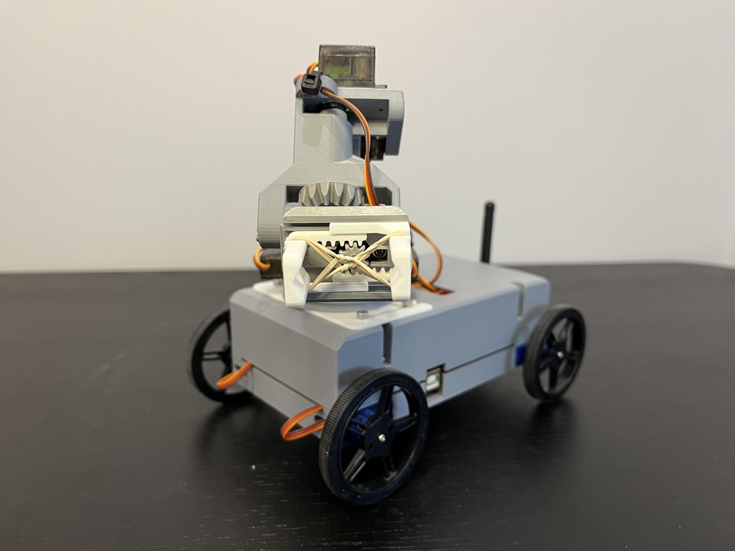 3D Printed Arduino Servo Platform With Robotic Arm : 4 Steps ...