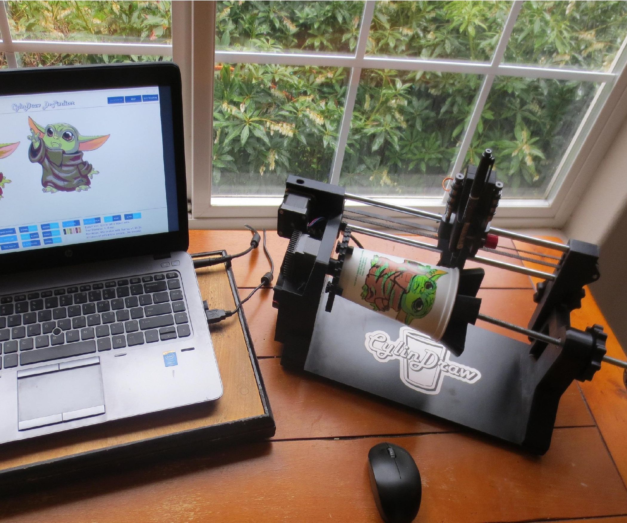 CylinDraw! a Cup-Specific Plotter & Engraver : 13 Steps (with Pictures ...