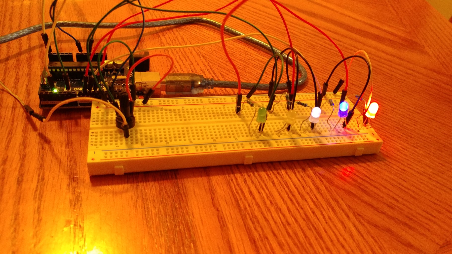 Leds With A Potentiometer 4 Steps Instructables