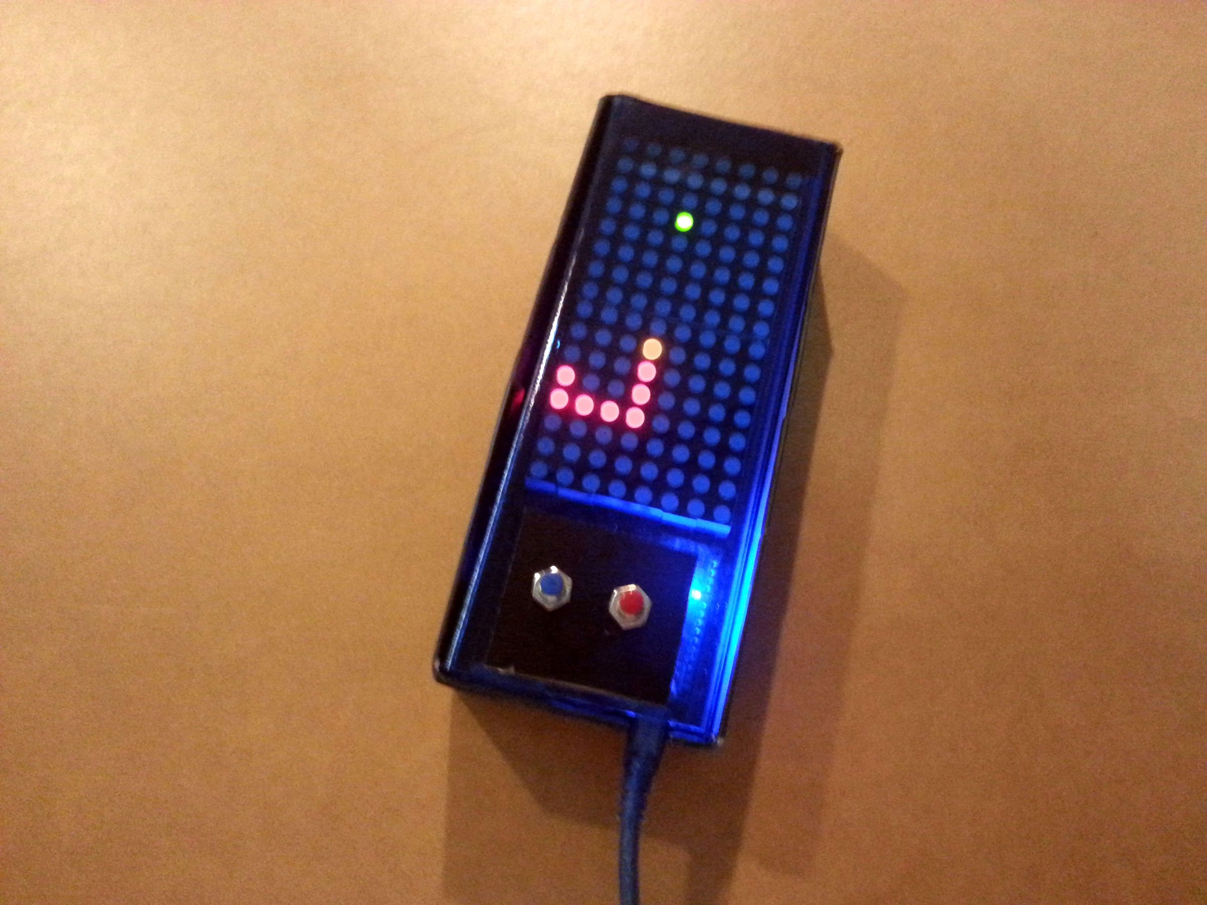 Arduino Based Bi-color LED Matrix Snake Game : 5 Steps - Instructables