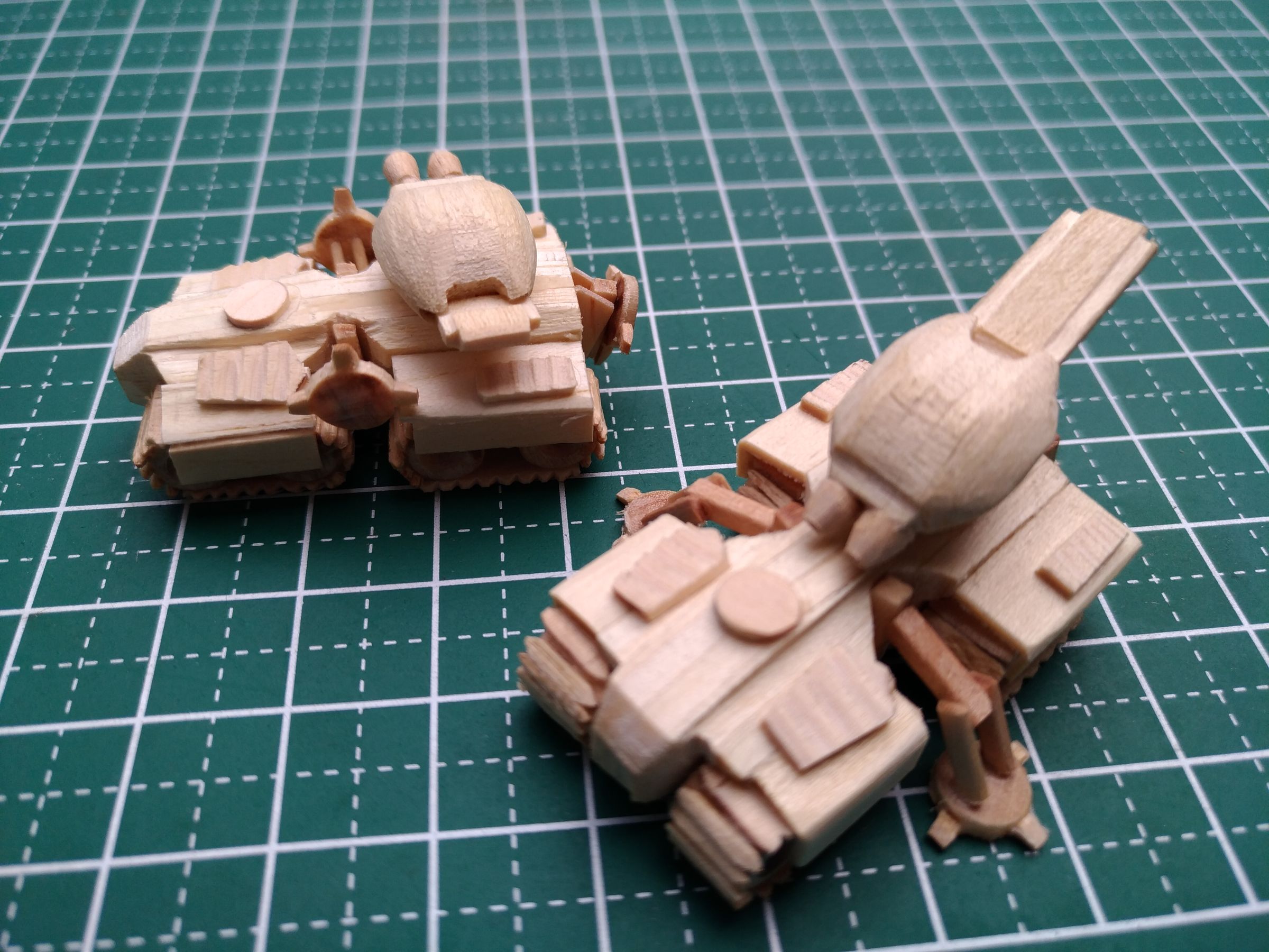 Starcraft 1 Terran Siege Tank Mini Popsicle Stick Model : 5 Steps (with ...