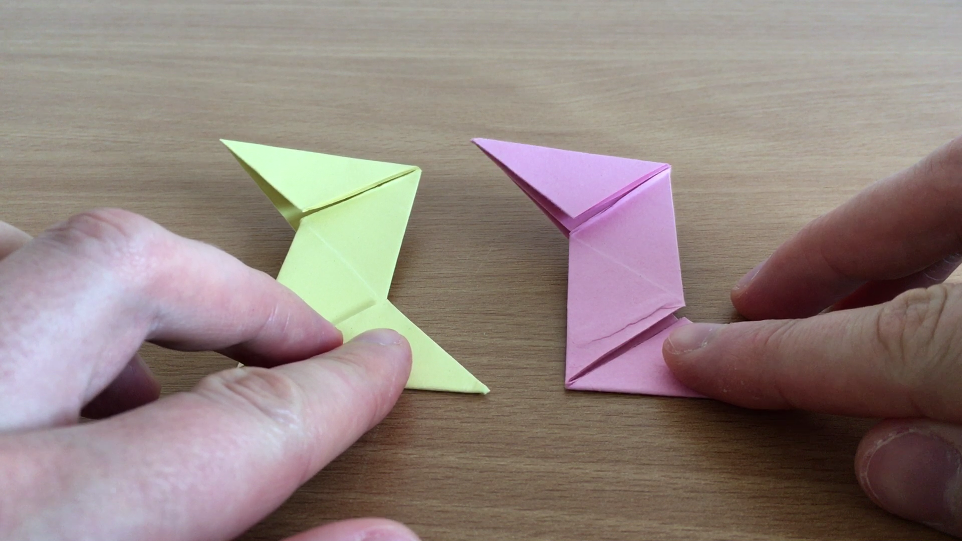 How To Make A Origami Double Ninja Star
