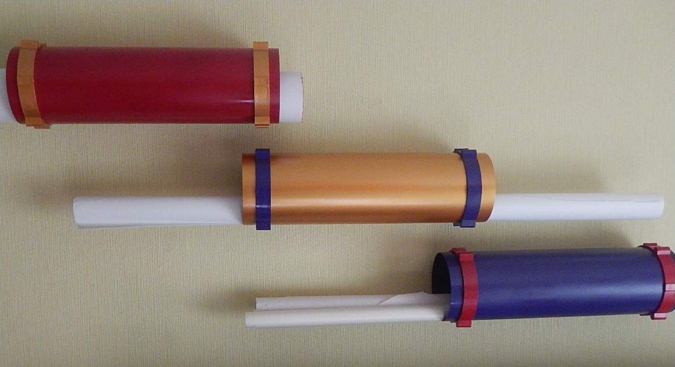 Rolling Sea Maps Storage Tubes (document Wall Holder) :-) : 4 Steps ...