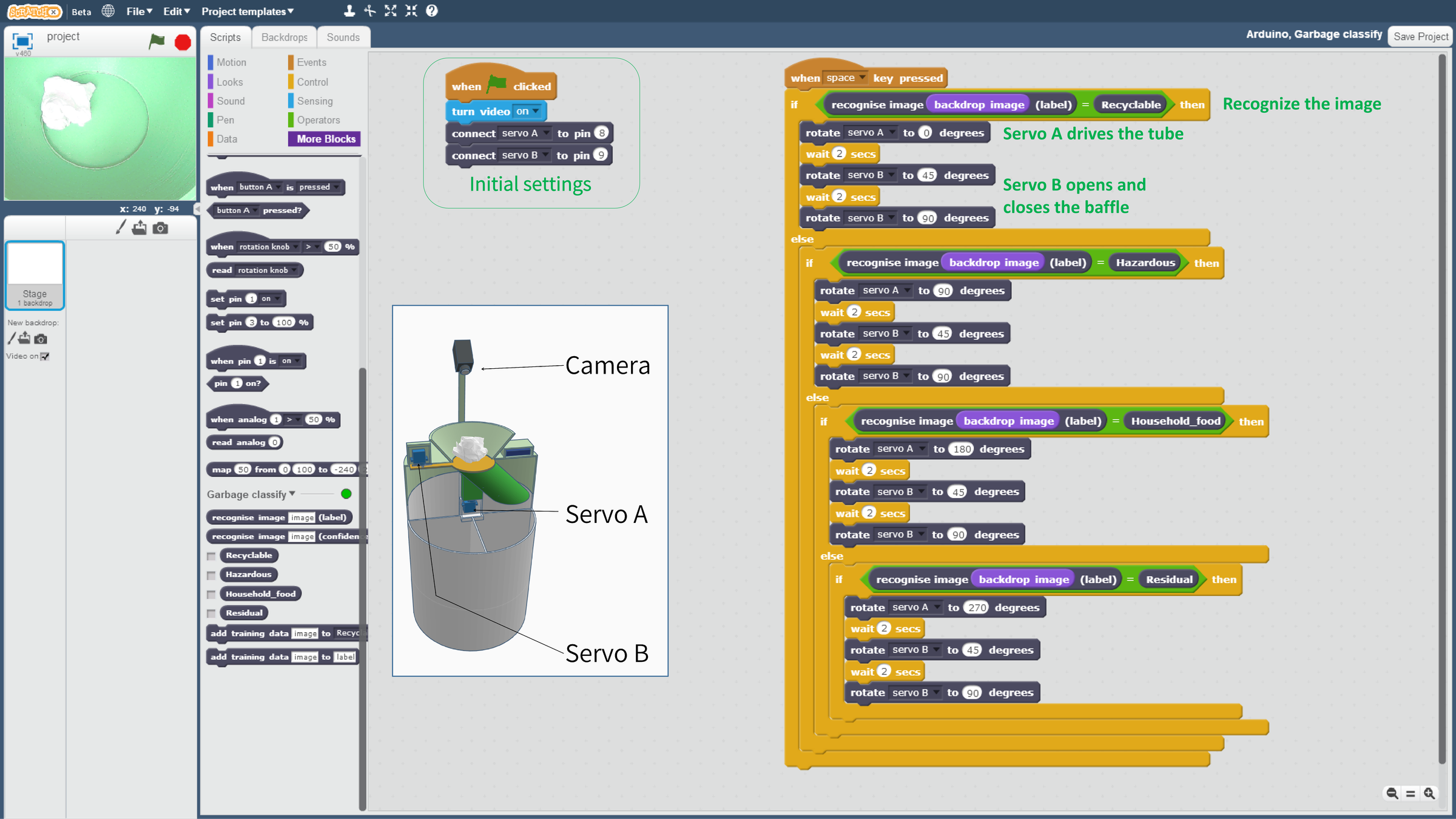 AI Auto-Classify Trash Can : 8 Steps (with Pictures) - Instructables