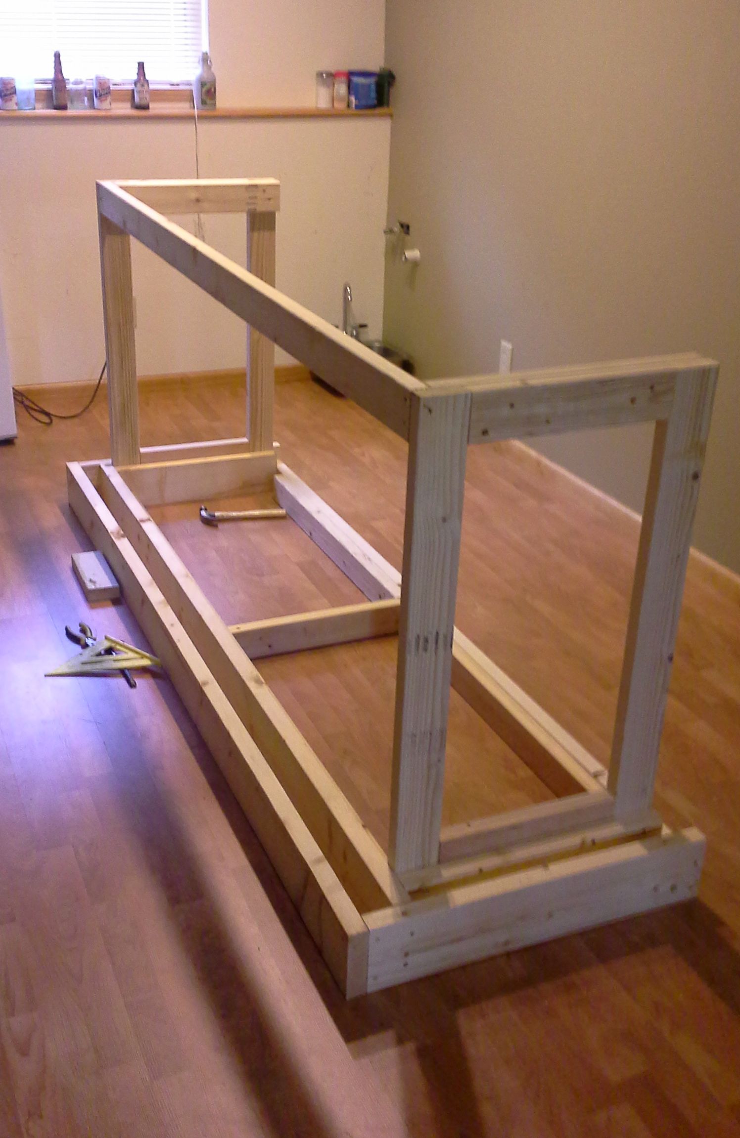 Home Bar With Reclaimed Bowling Alley Bar Top : 15 Steps (with Pictures ...