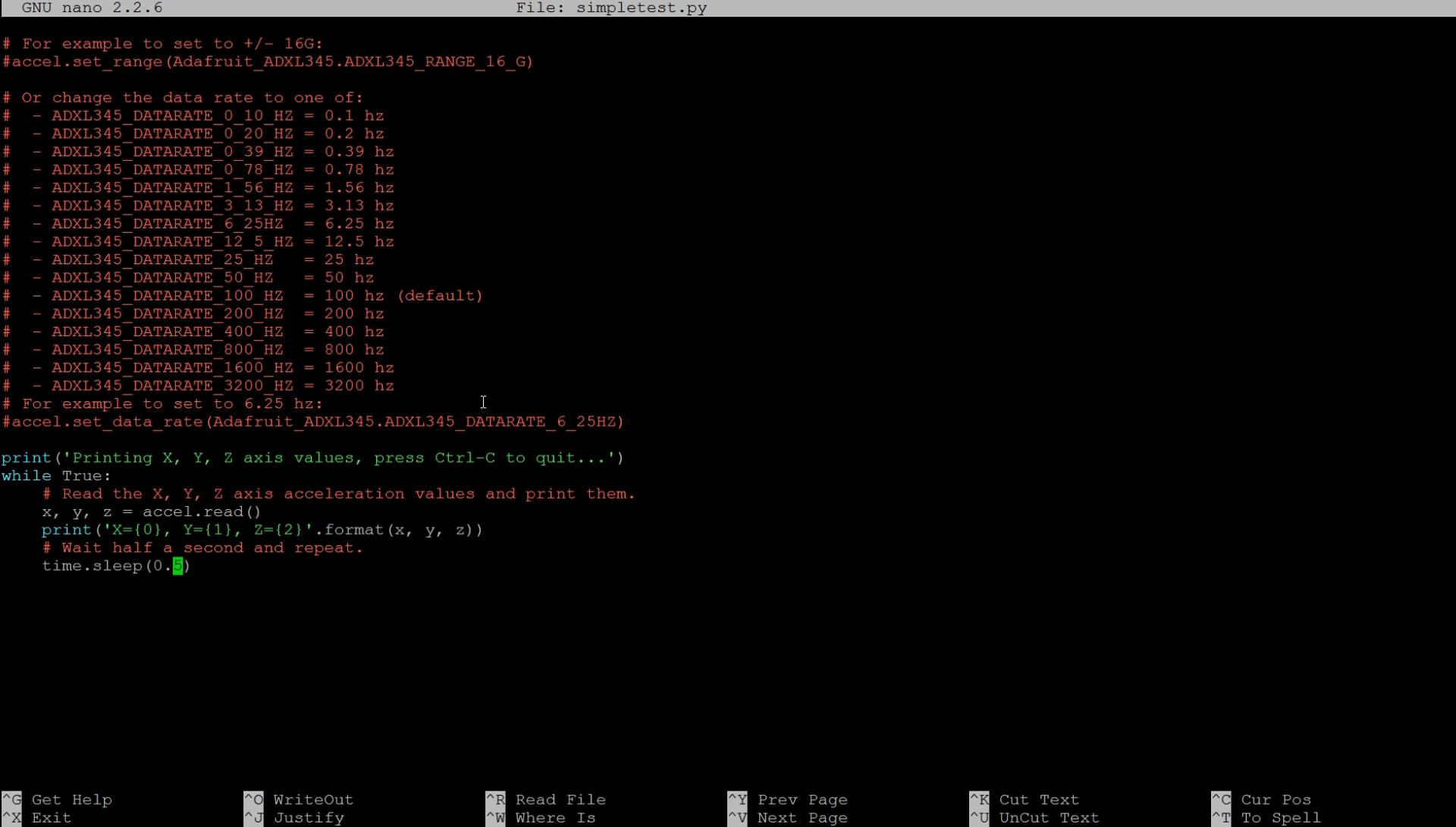 Accelerometer (Raspberry Pi) : 4 Steps - Instructables