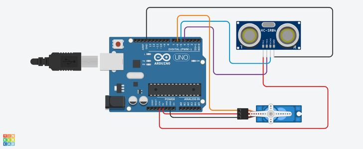 How To Make Automatic Smart Car Barrier System Using Arduino Arduino Project Easy To Make 0112