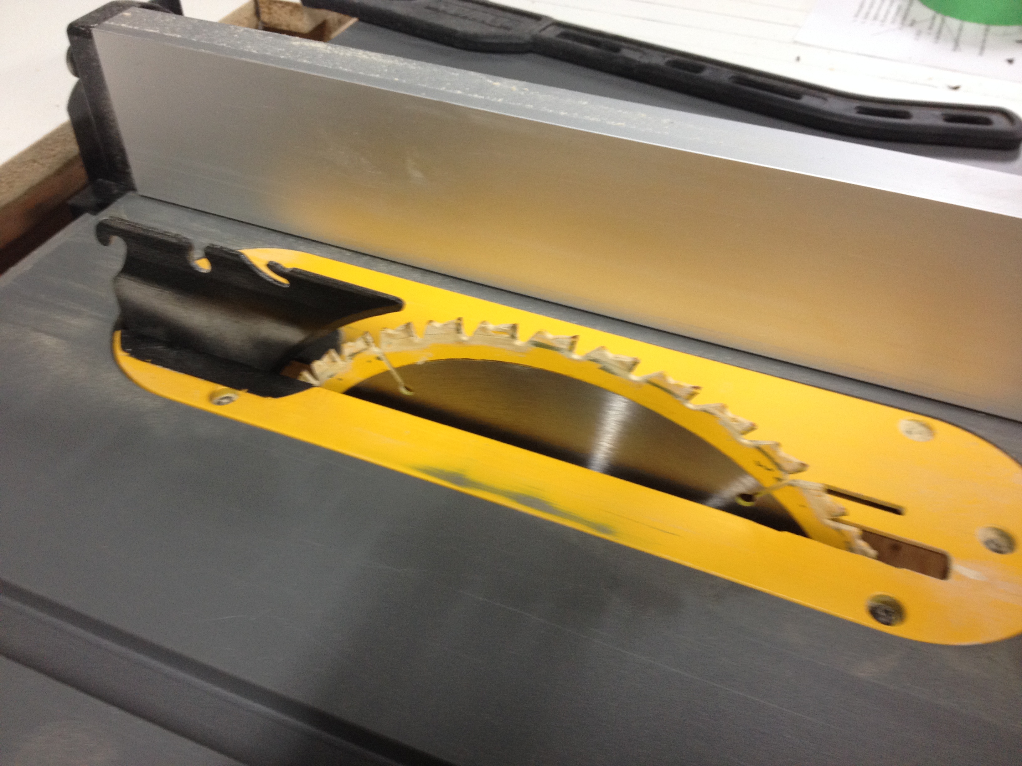 Make a Riving Knife for the DW745 Tablesaw 5 Steps with Pictures Instructables