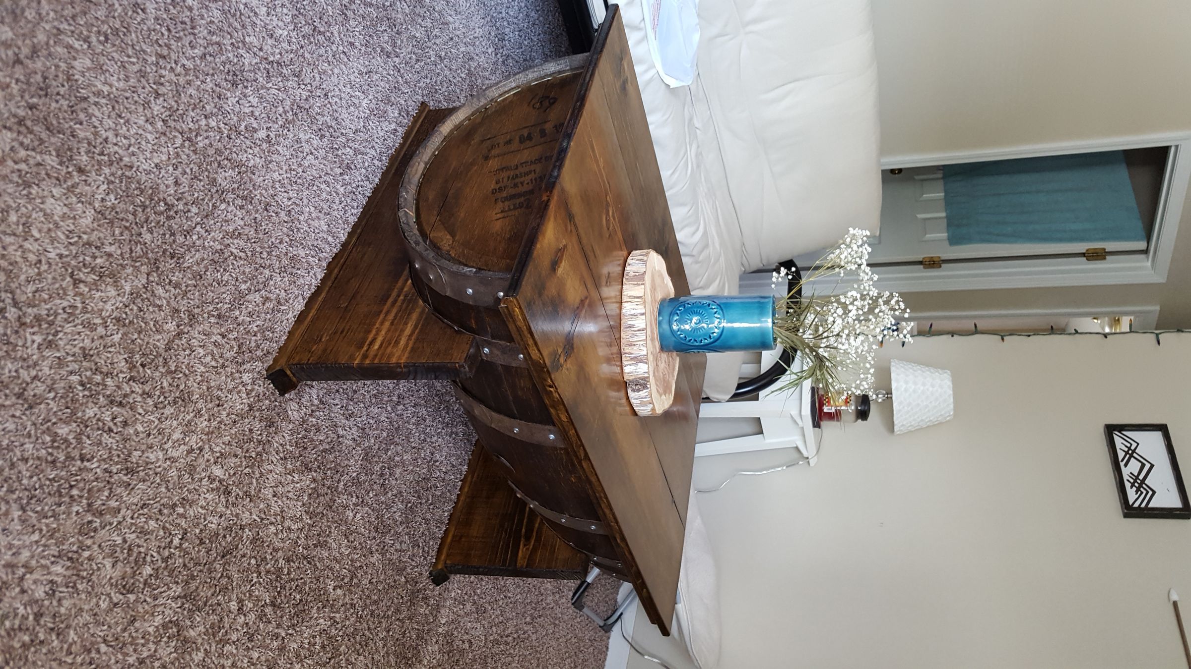 Bourbon Barrel Coffee Table : 12 Steps (with Pictures) - Instructables