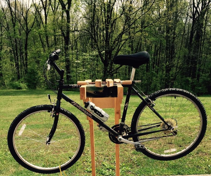 Homemade Wooden Bicycle Stand With Dual Mounting : 5 Steps (with ...