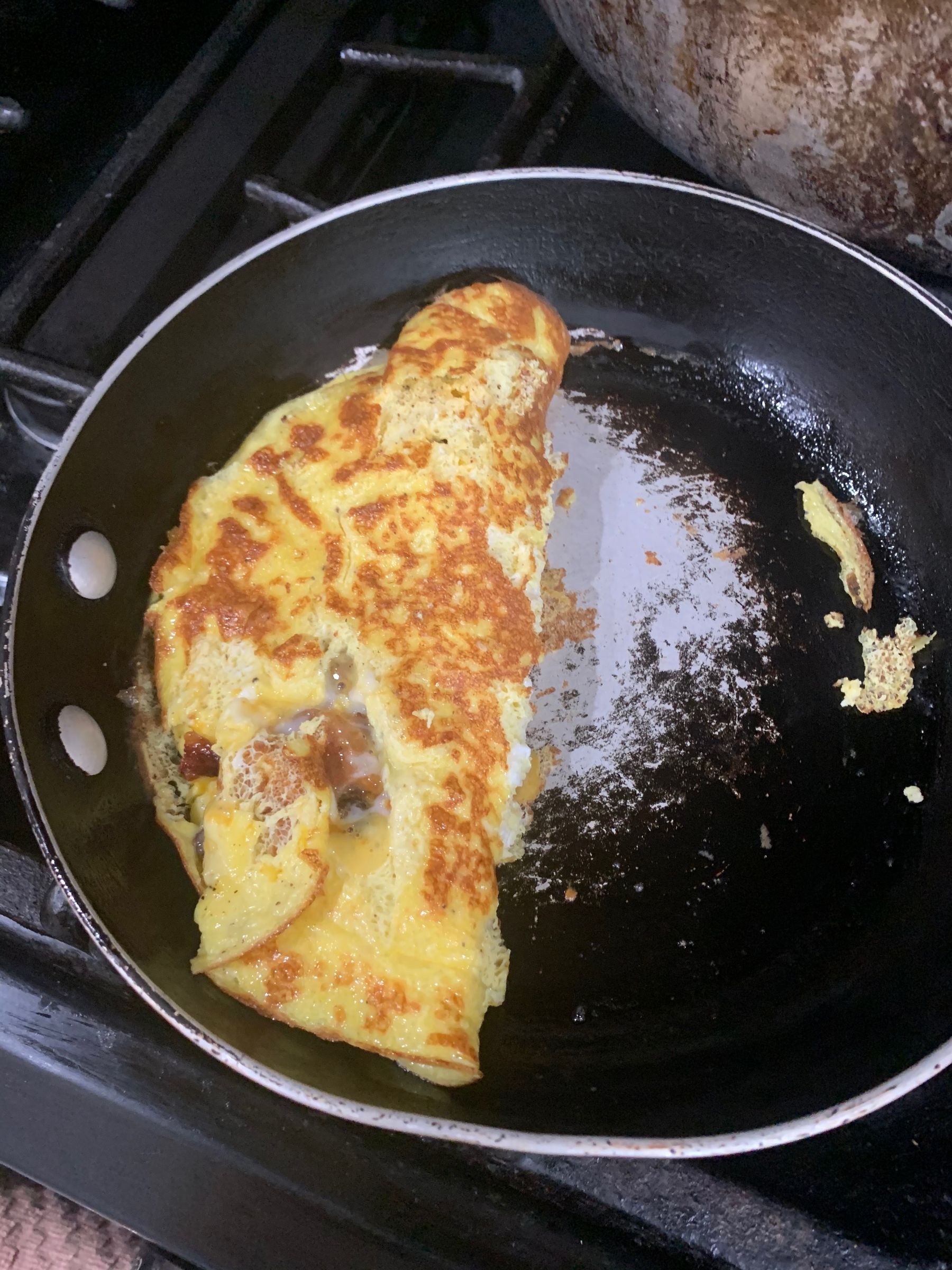 How to Make a Bacon, Egg and Cheese Omelette : 12 Steps - Instructables