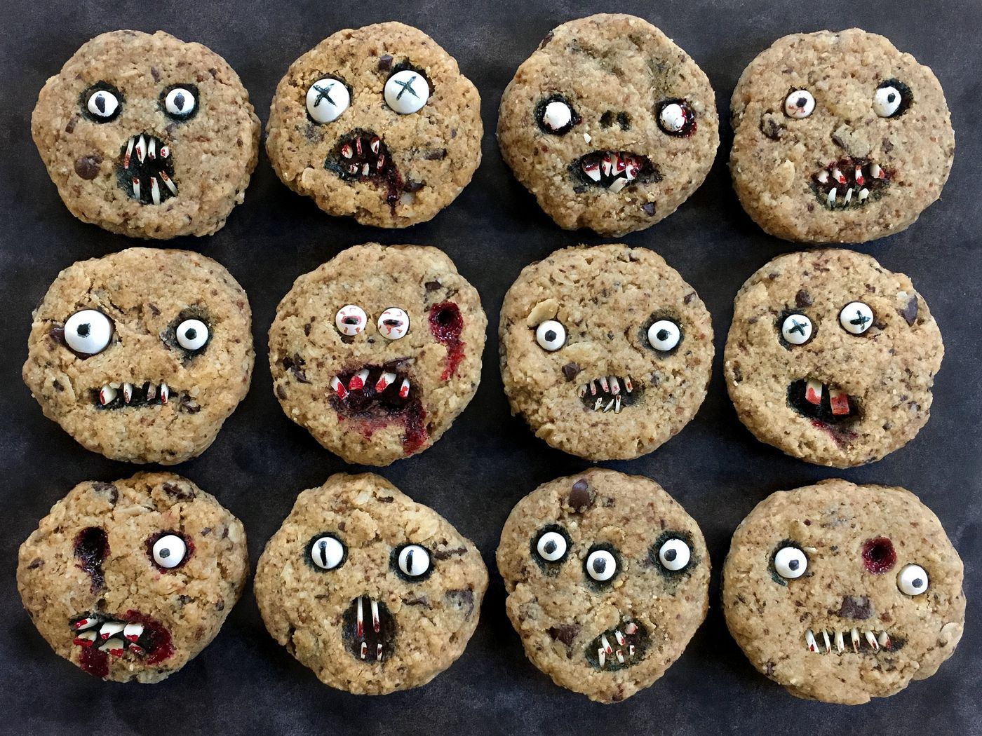 Creepy Chocolate Chip Cookies : 3 Steps (with Pictures) - Instructables