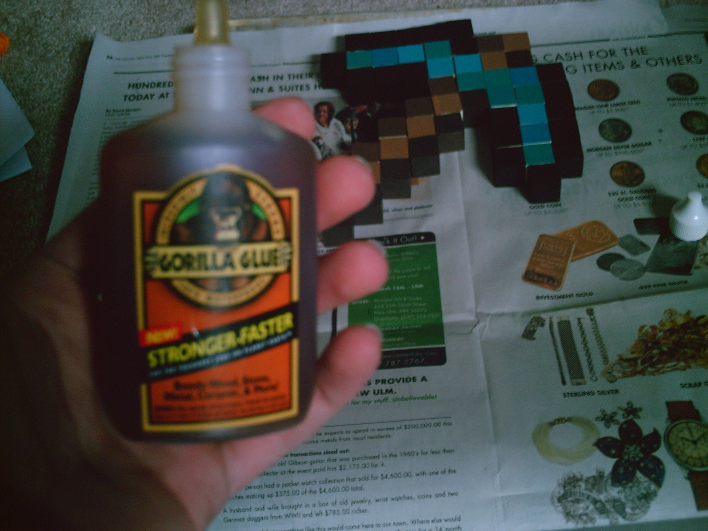 How to Make a Minecraft Pickaxe Lamp! : 8 Steps - Instructables