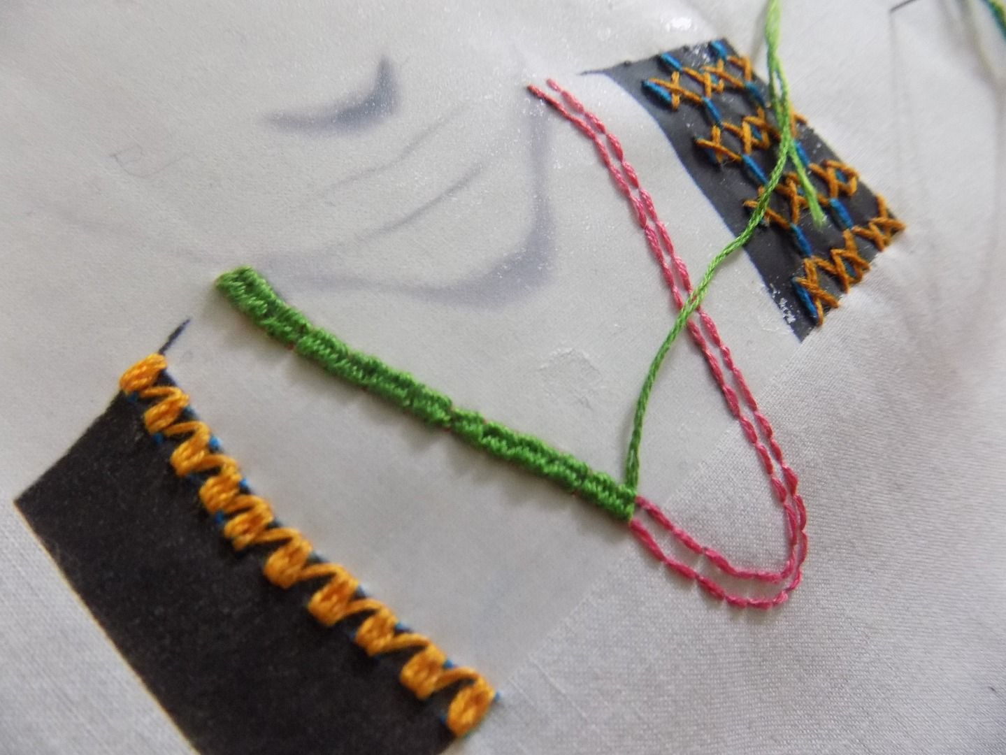 Embroidery 101: Woven Back and Woven Running Stitches : 7 Steps (with ...