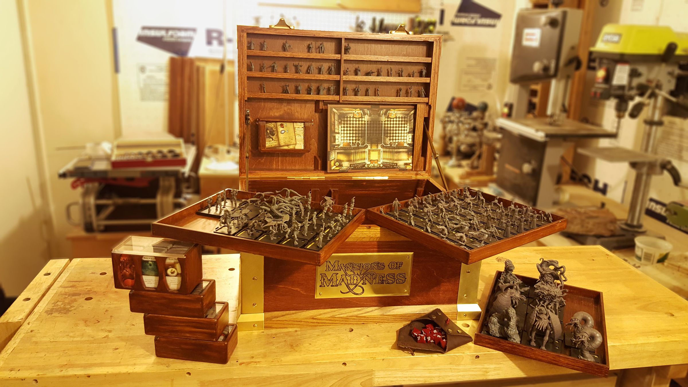 Chest of Madness - a Board Game Organizer : 3 Steps (with Pictures ...