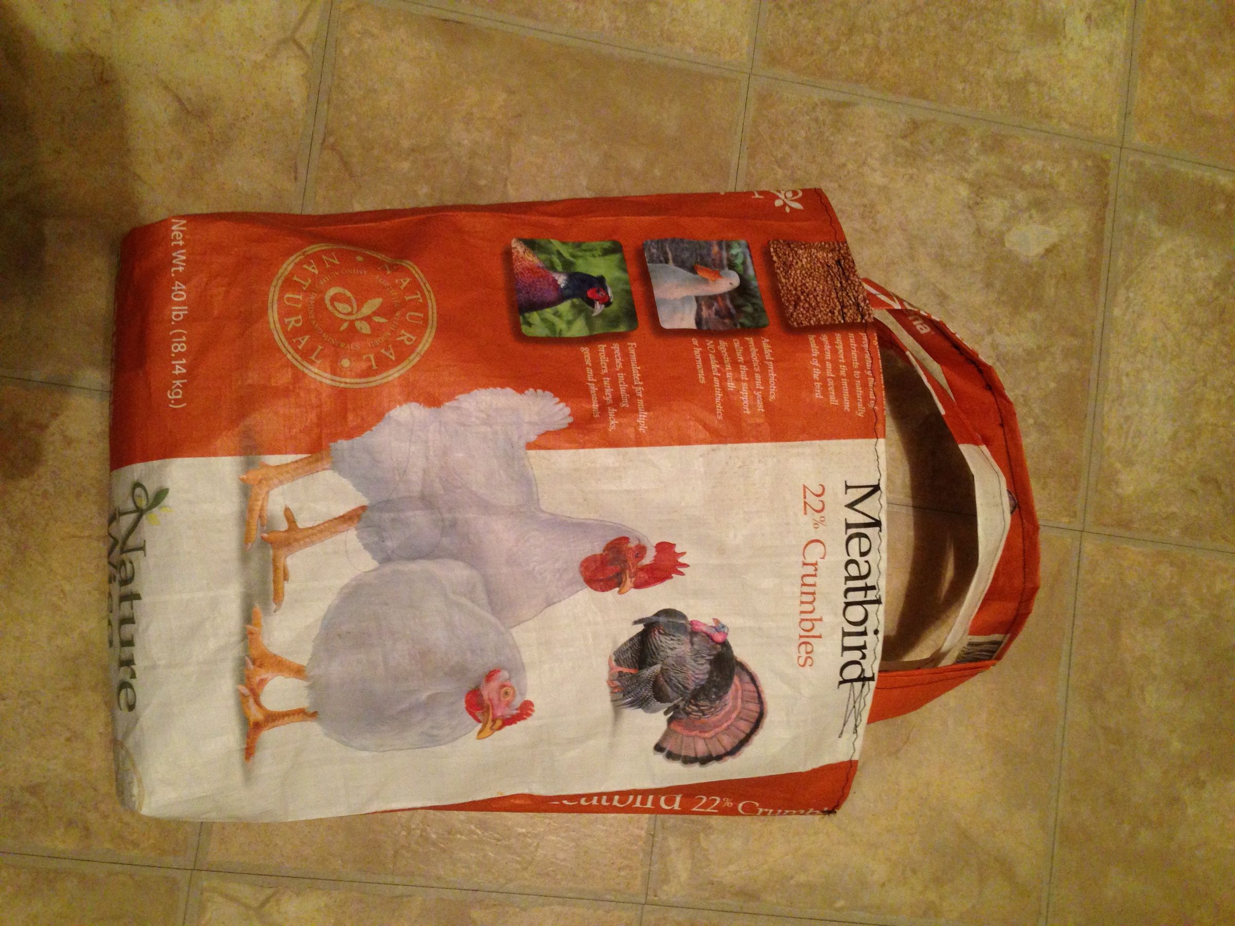 EASY Chicken Feed Bag Tote /Purse. Big Sellers at Farmer's Markets ...