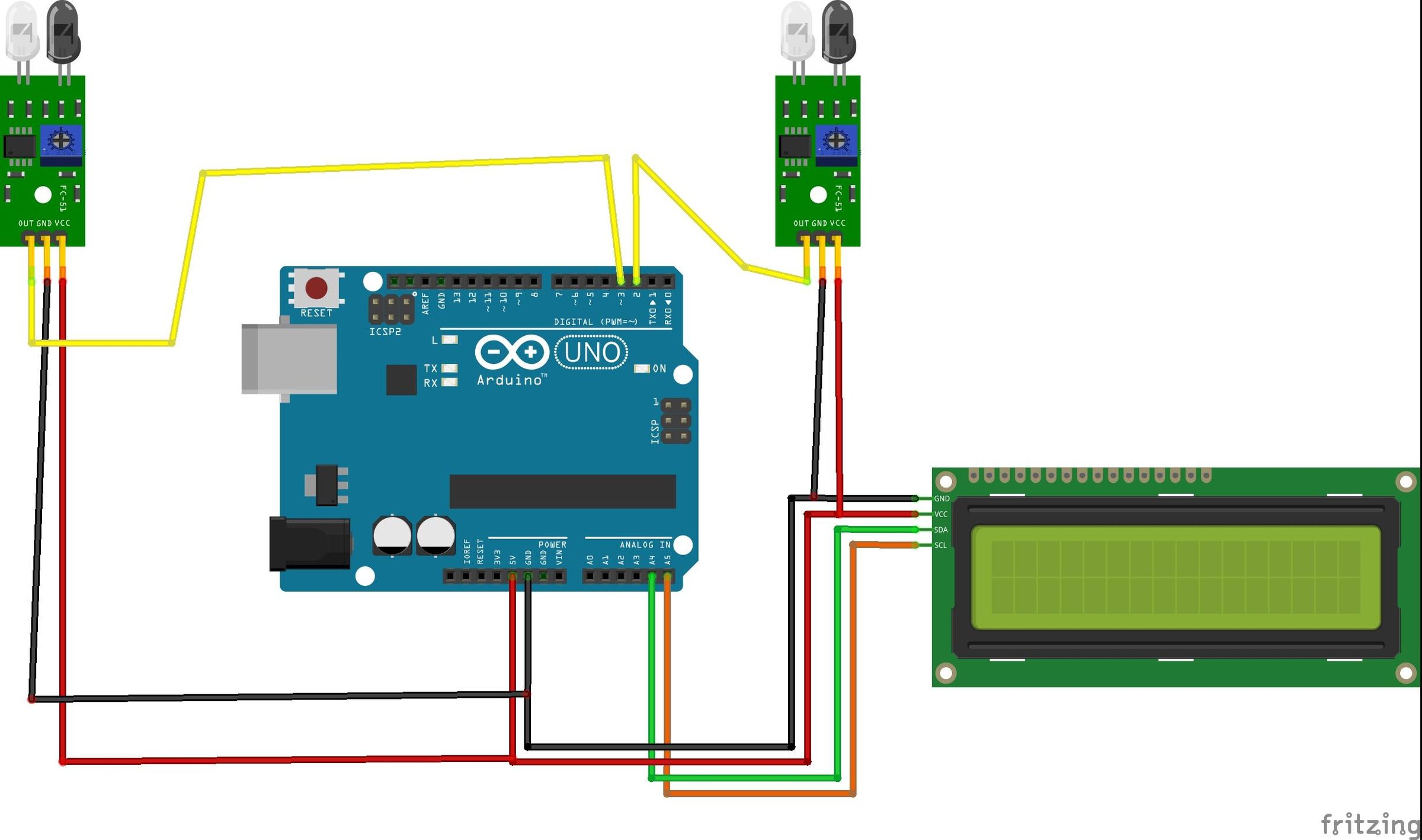 Arduino People Counter Machine DIY : 5 Steps (with Pictures ...