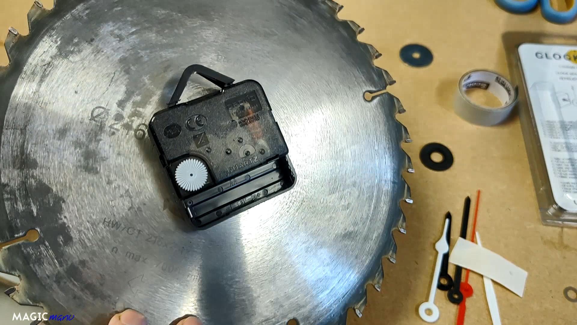A Clock With a Laser Engraved Saw Blade : 11 Steps (with Pictures ...