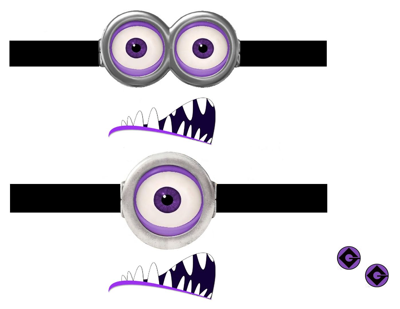 Minion Eyes Template