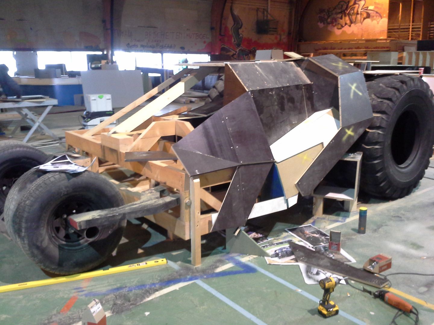 Homemade Batman Tumbler