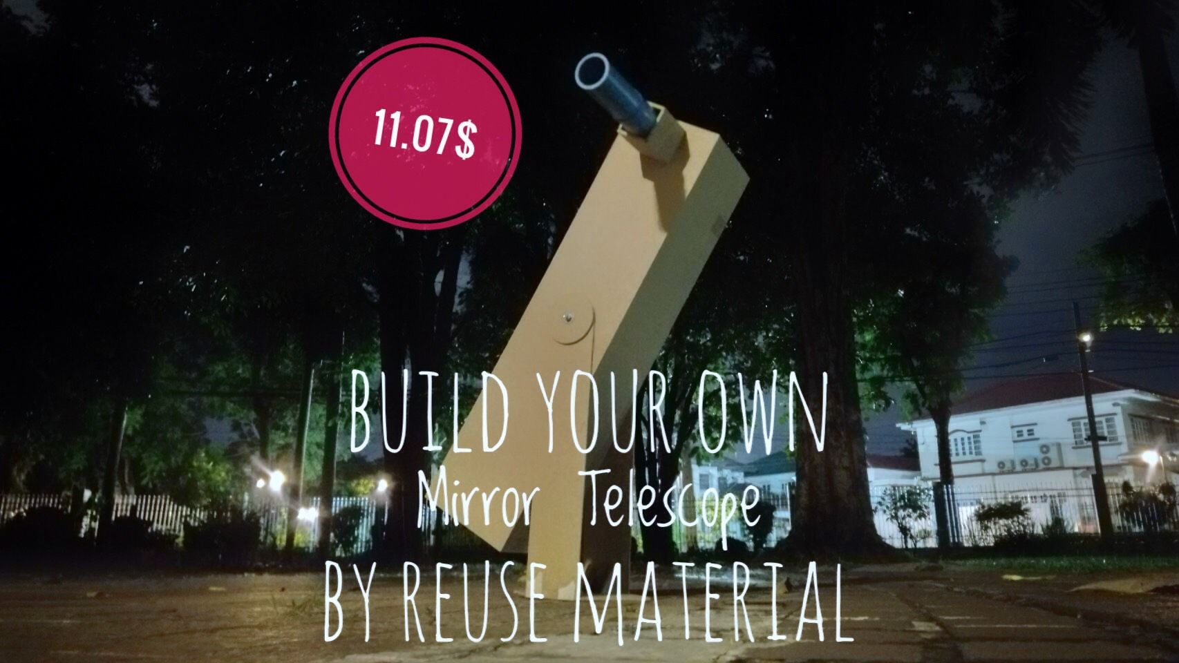 Build Your Own Mirror Telescope by Reuse Material!! : 8 Steps (with ...