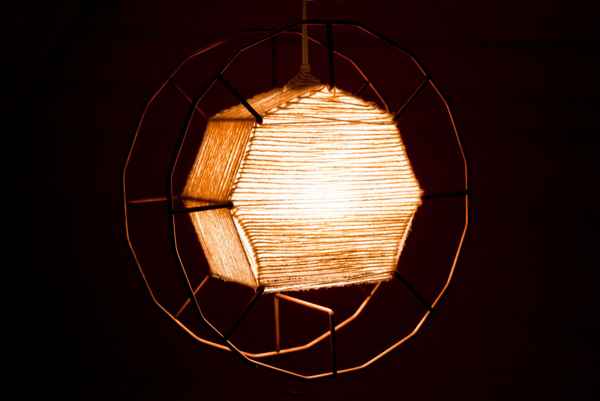 Wireframe Ceiling Lamp - Instructables