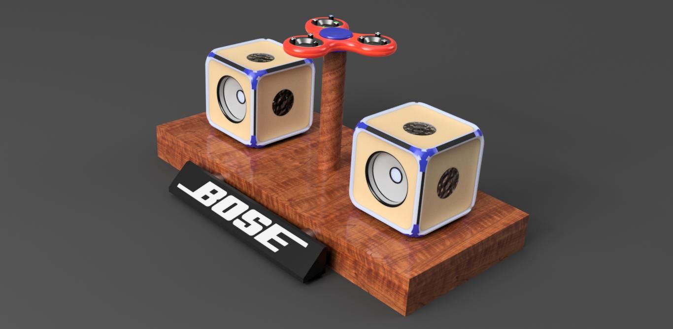 Portable Speaker With Fidget Spinner Remort - Instructables