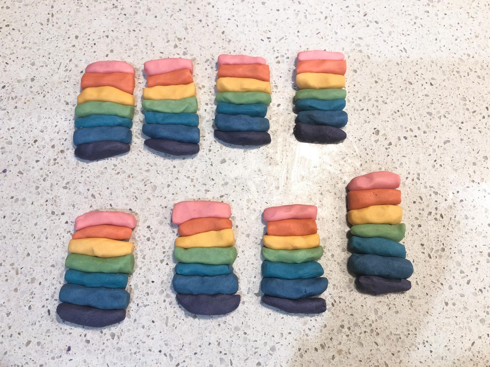 Rainbow Puff Balls With Coconut Filling : 12 Steps (with Pictures ...