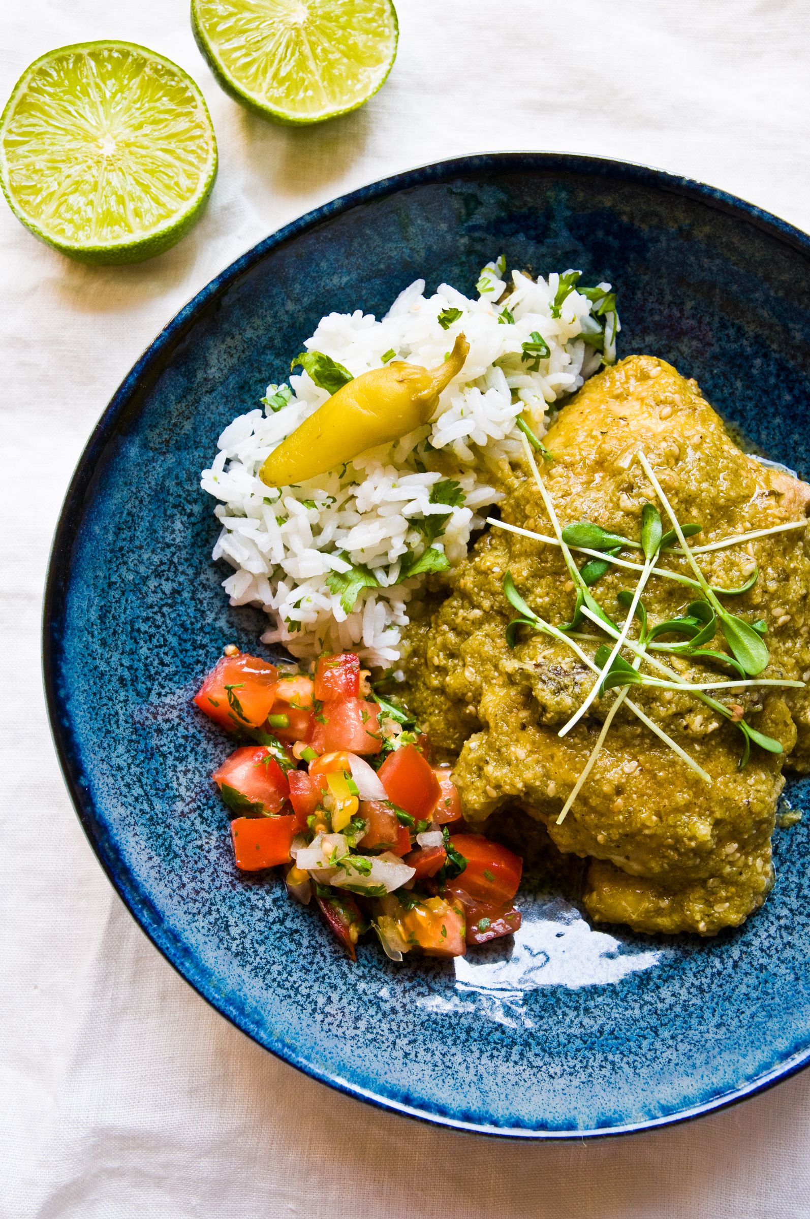 Mexican Green Mole With Beans & Pico De Gallo - Instructables