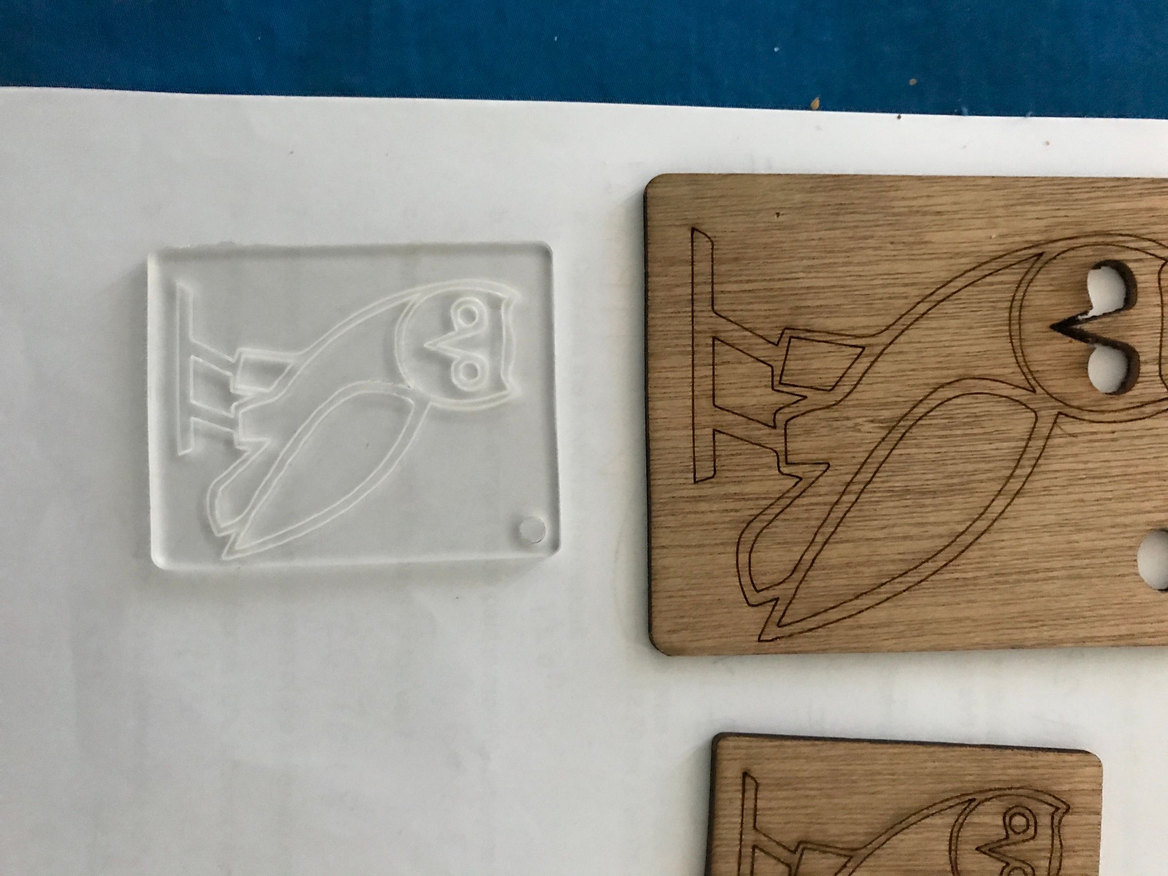 How to Make a Laser Cut Keychain Pendant by Abigail Nair : 8 Steps ...