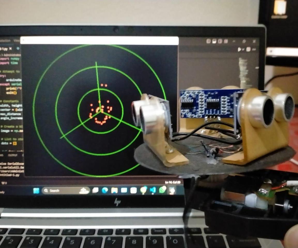 360-Degree Radar System With Three Synchronized Ultrasonic Sensors : 4 Steps - Instructables