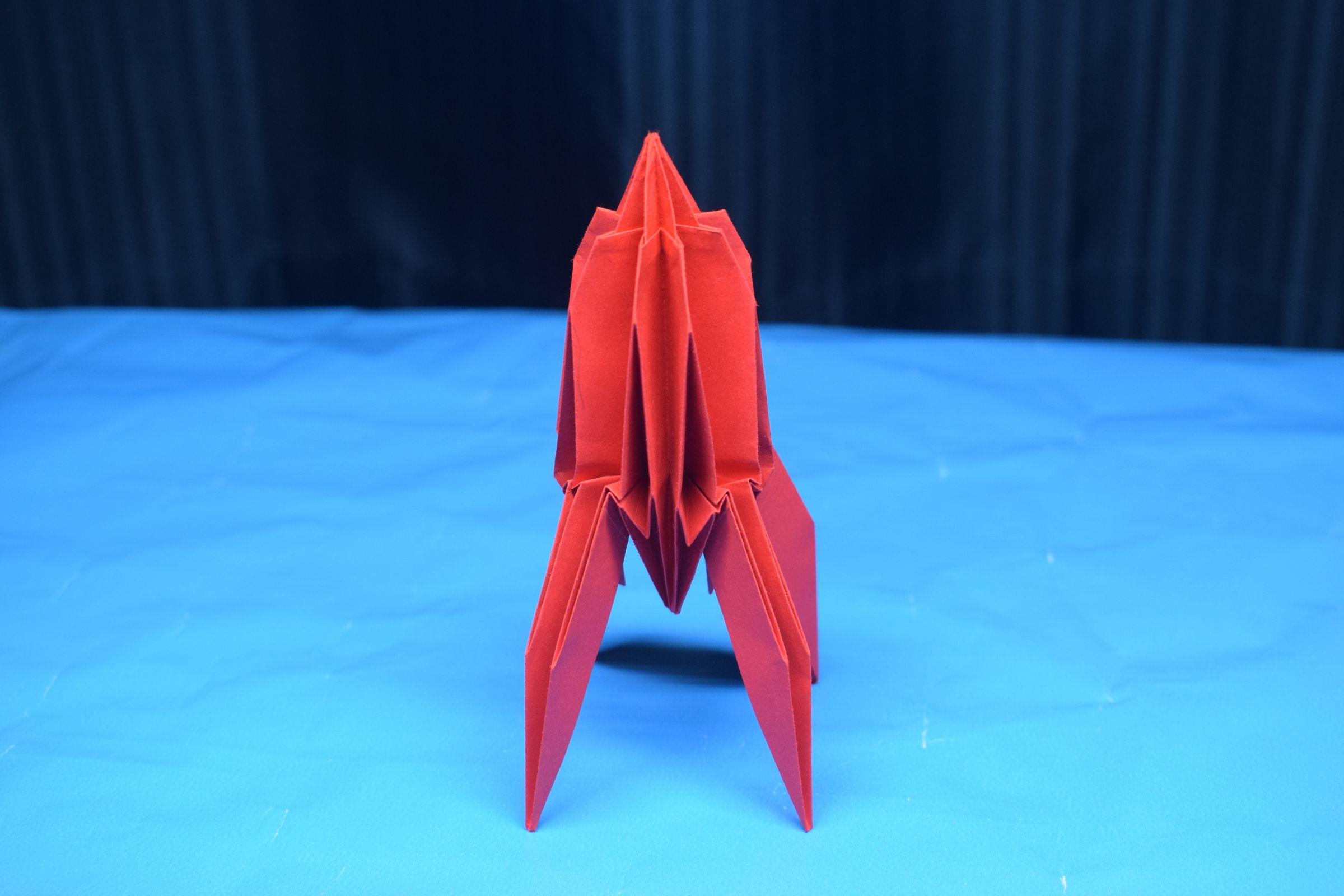 How to Fold a Cool 3D Origami Sci-Fi Rocket : 11 Steps (with Pictures ...
