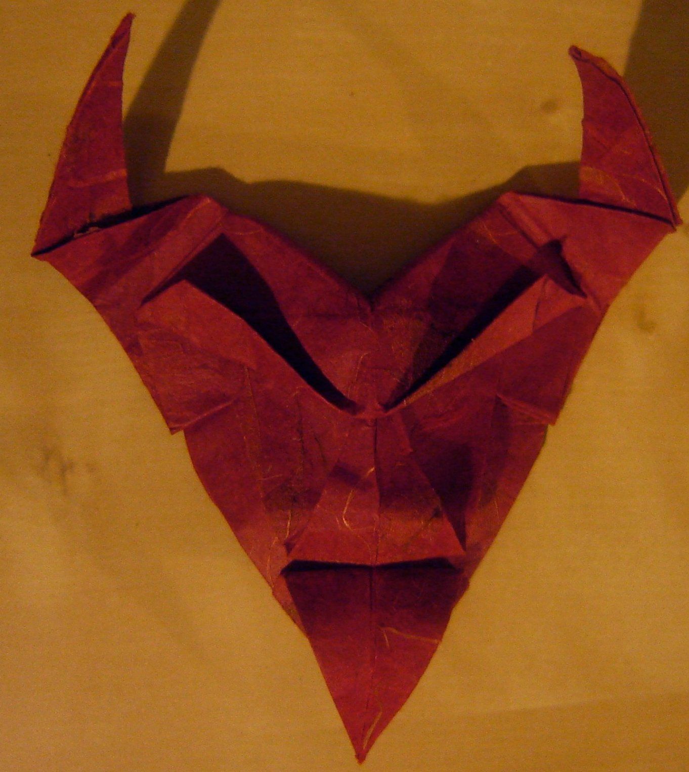 Origami Devil Mask : 8 Steps - Instructables
