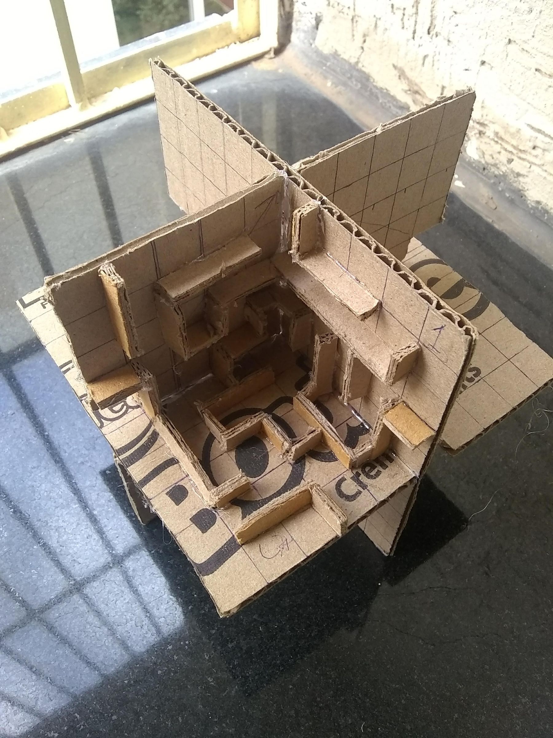 3D Cardboard Labyrinth Maze : 19 Steps (with Pictures) - Instructables