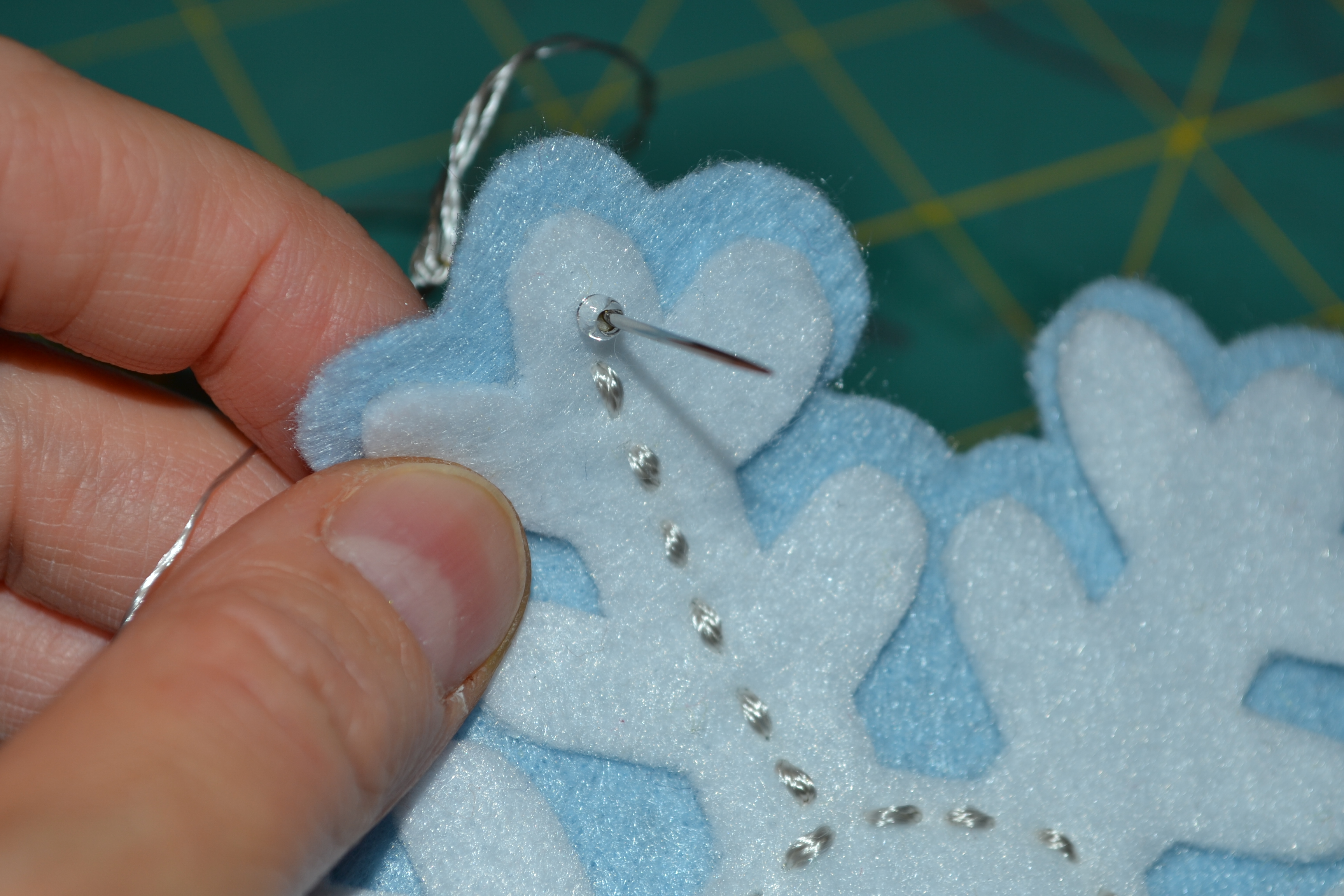 Felt Snowflake Pattern