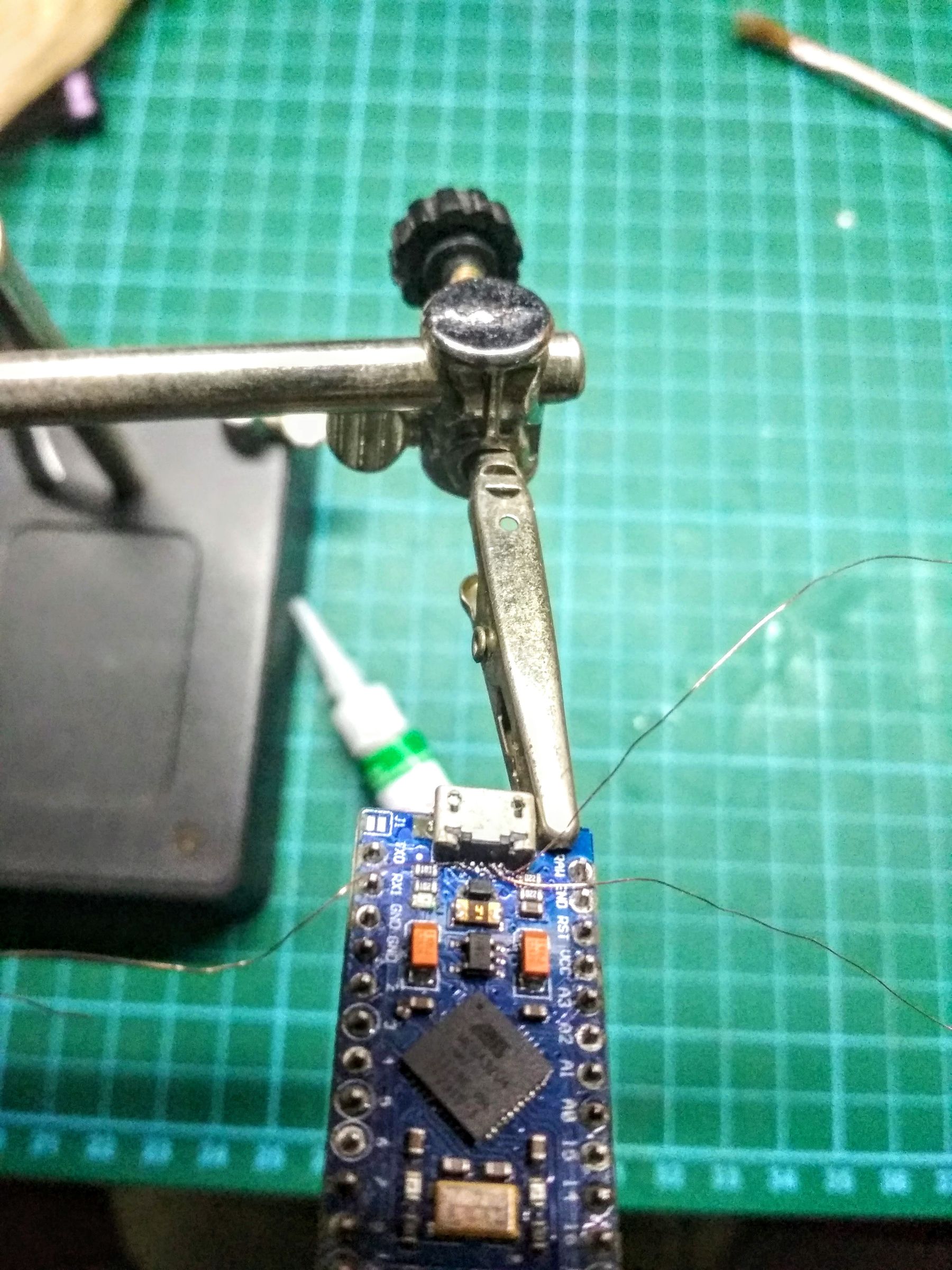 Fixing an Arduino Pro Micro: the USB Port Came Off !! : 17 Steps ...