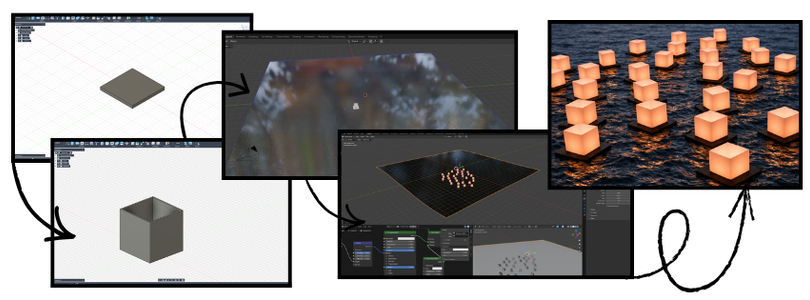 Chinese Lanterns Floating Scene : 11 Steps (with Pictures) - Instructables