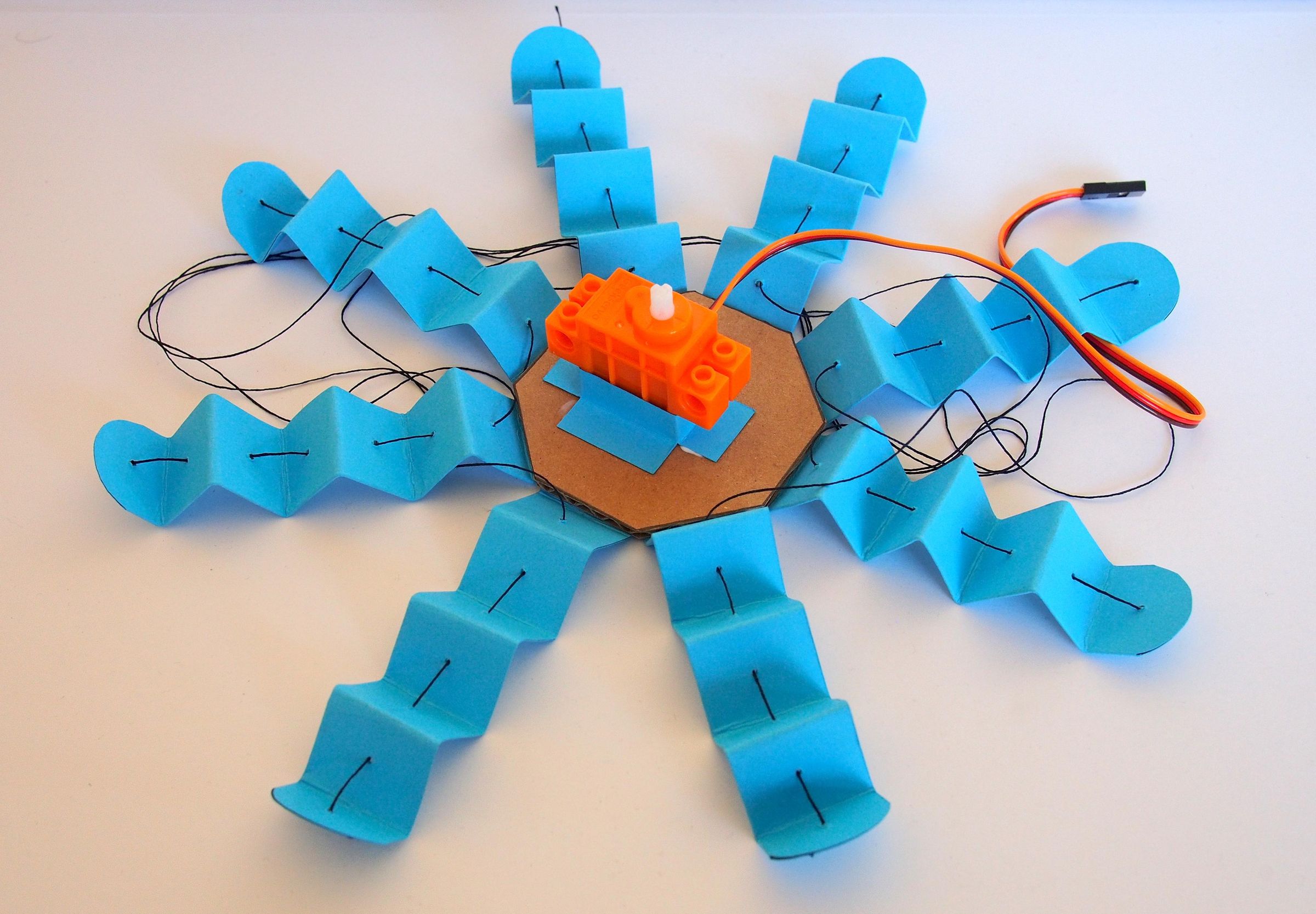 Robotic Paper Octopus (with Micro:bit) : 24 Steps (with Pictures ...