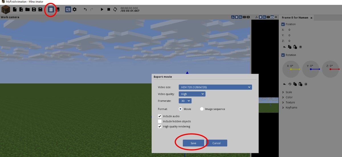 Minecraft Animation Maker - First Animation : 9 Steps - Instructables