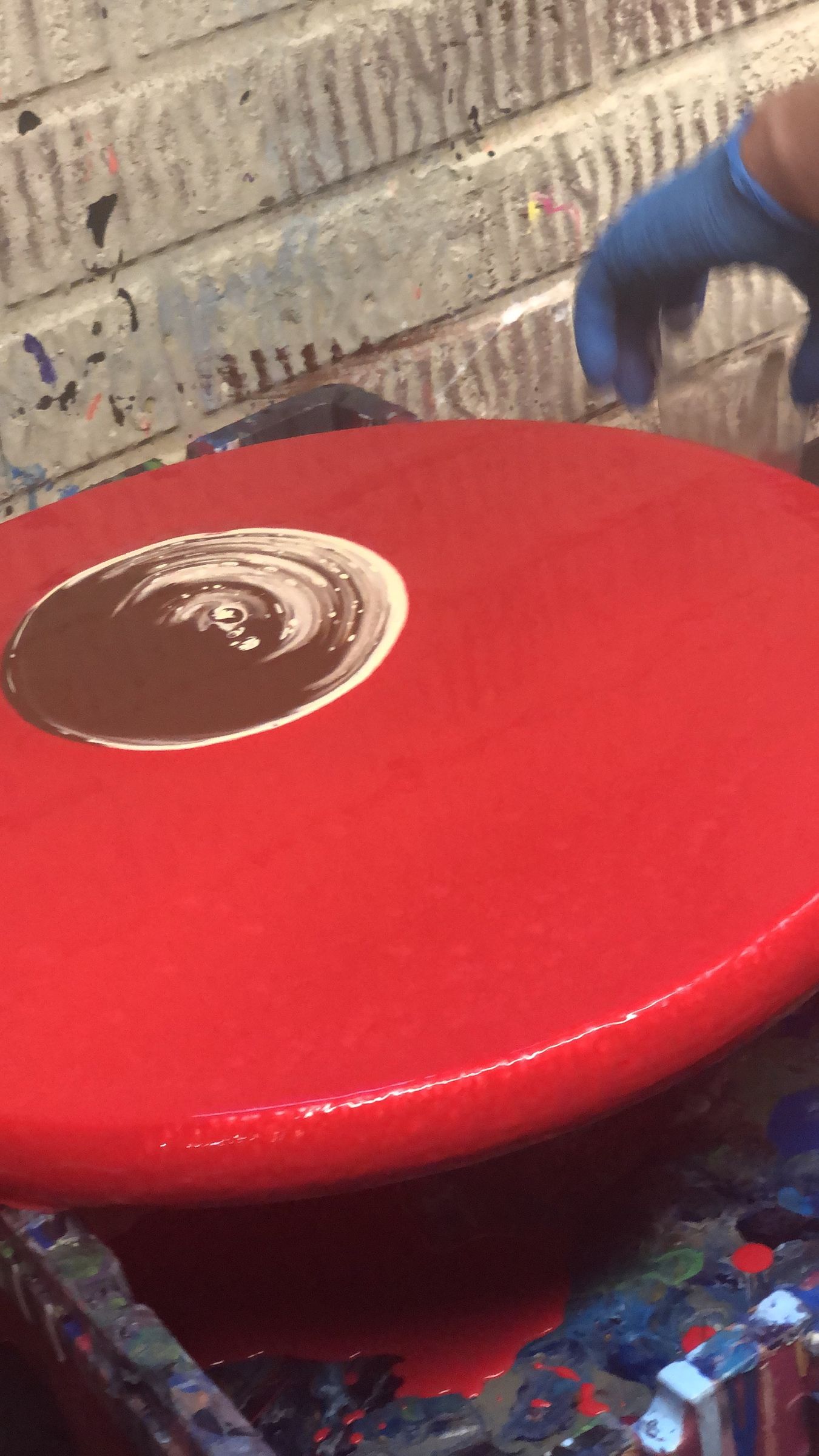 Acrylic Pour Painted Side Table : 5 Steps (with Pictures) - Instructables