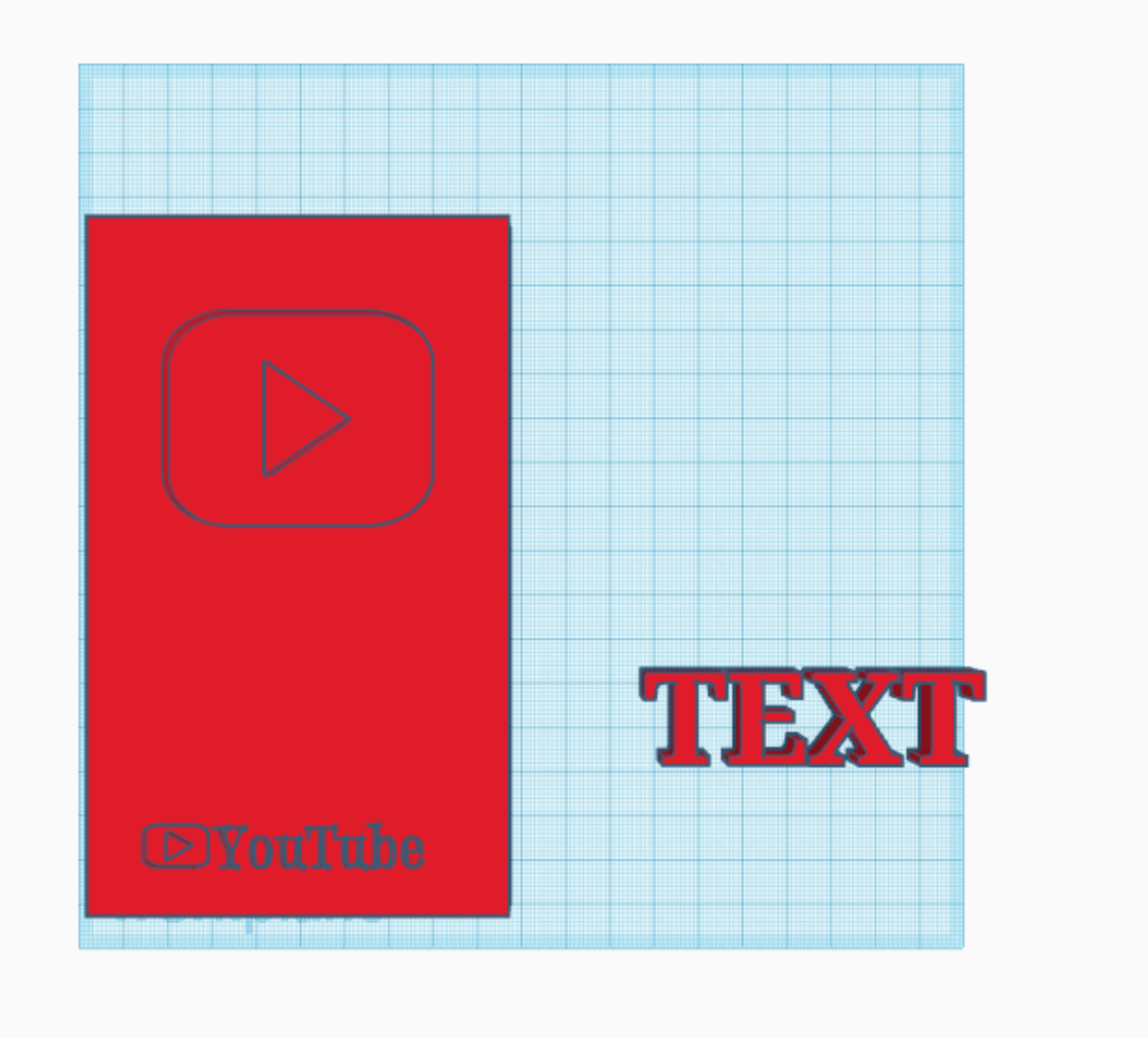 Youtube Silver Playbutton, Designed in Tinkercad : 141 Steps ...