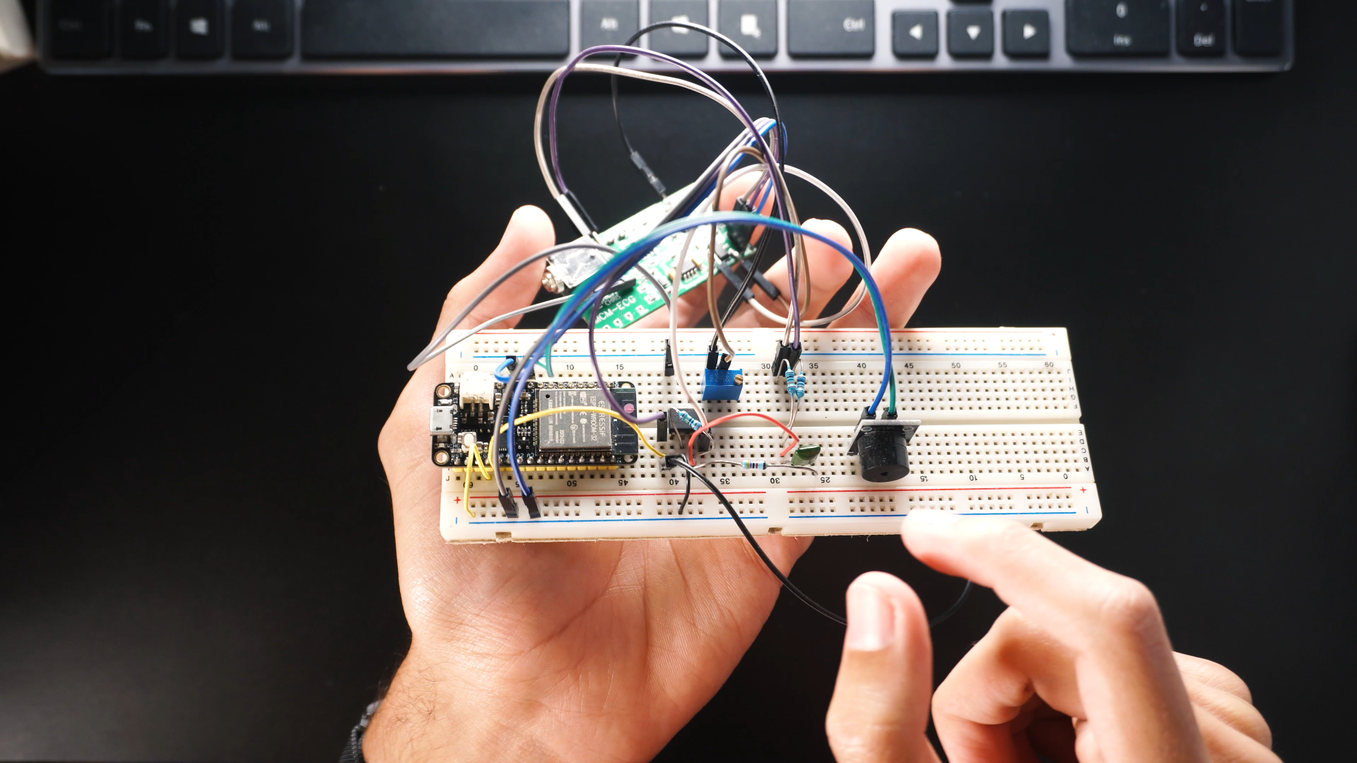 DIY ECG Heart Monitor | Analog Interface + Arduino : 8 Steps ...