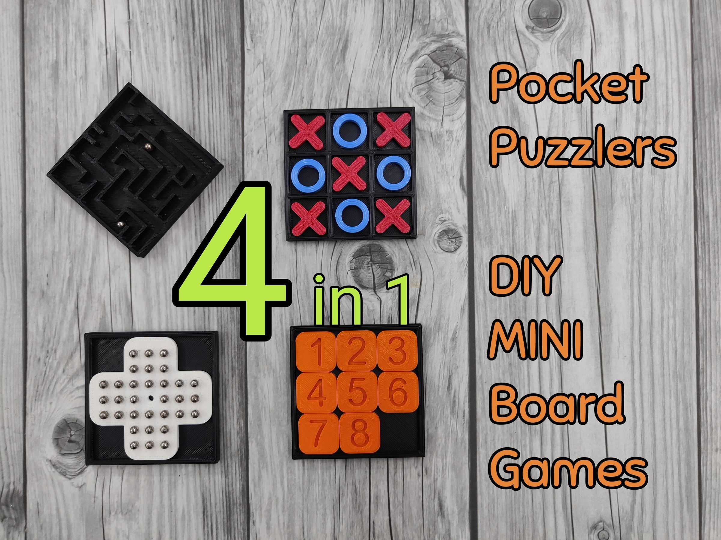 Pocket Puzzlers: DIY Mini Board Games : 15 Steps (with Pictures ...