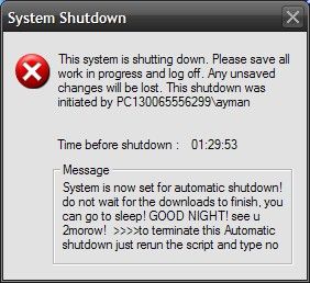 Program Your PC to Turn Off Automatically by Asigning Which Time You ...