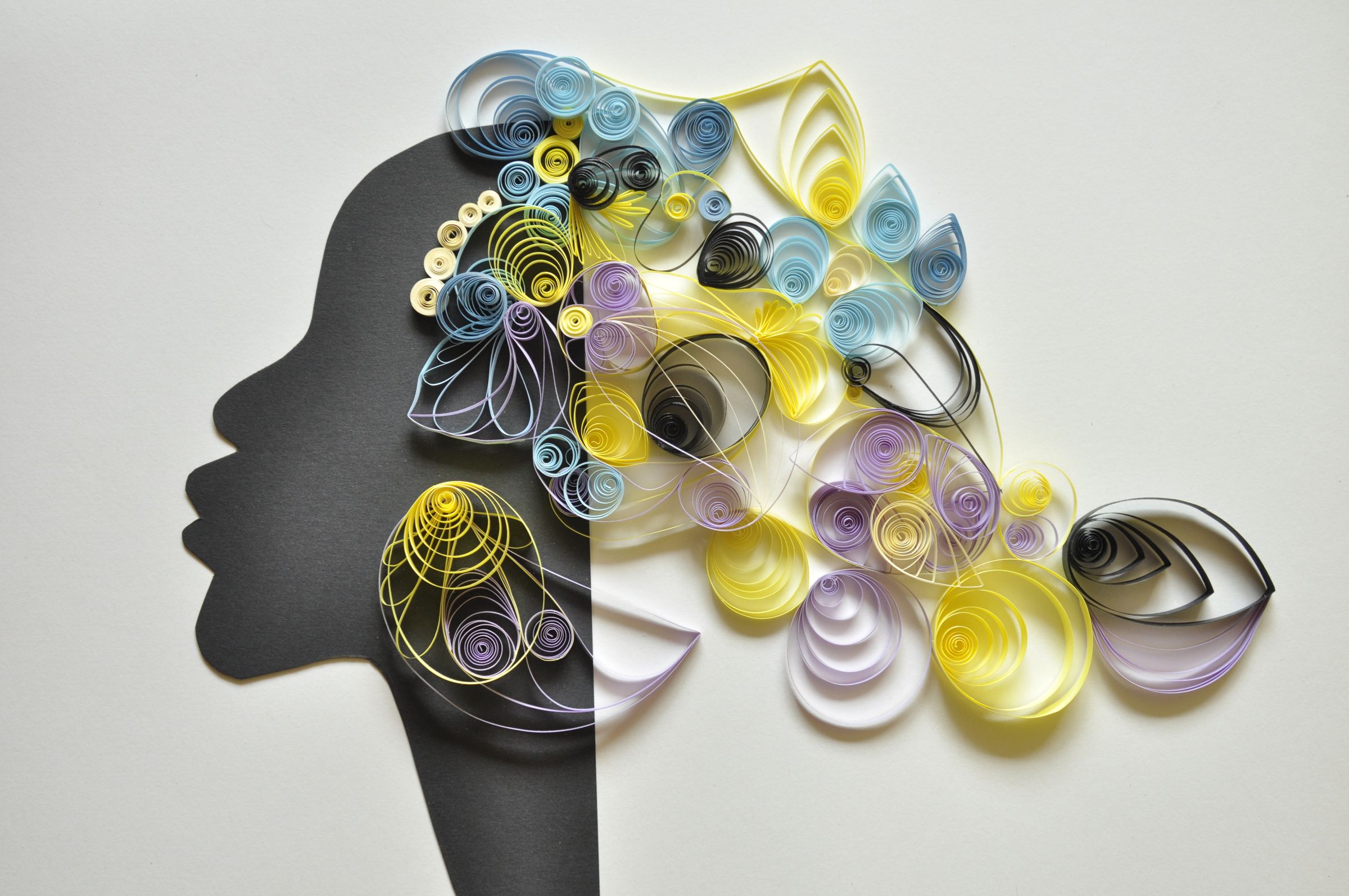 Flowering Head_quilled Paper Decoration : 4 Steps (with Pictures ...
